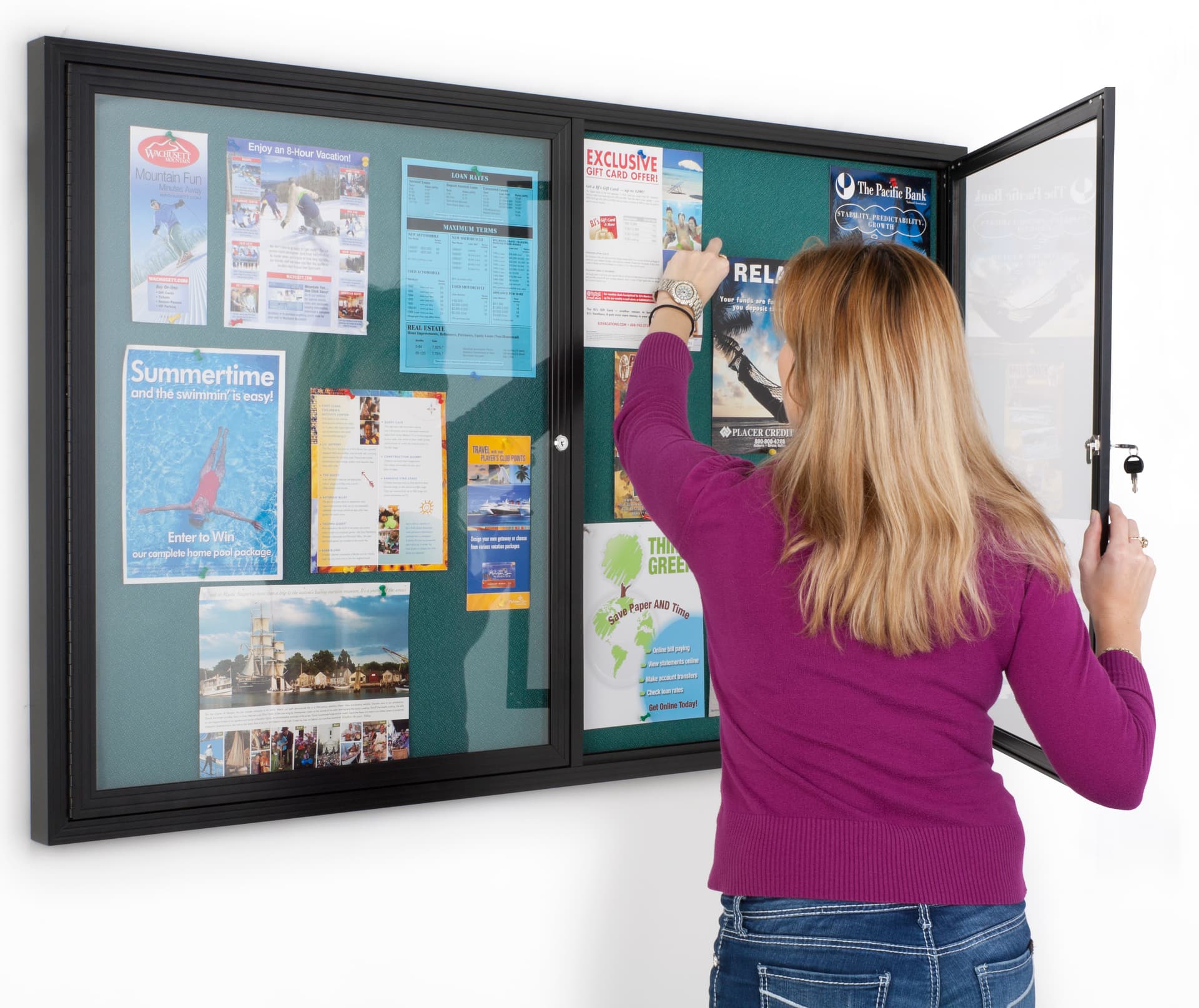 60 x 36 Fabric Covered Tackboards | Displays2Go