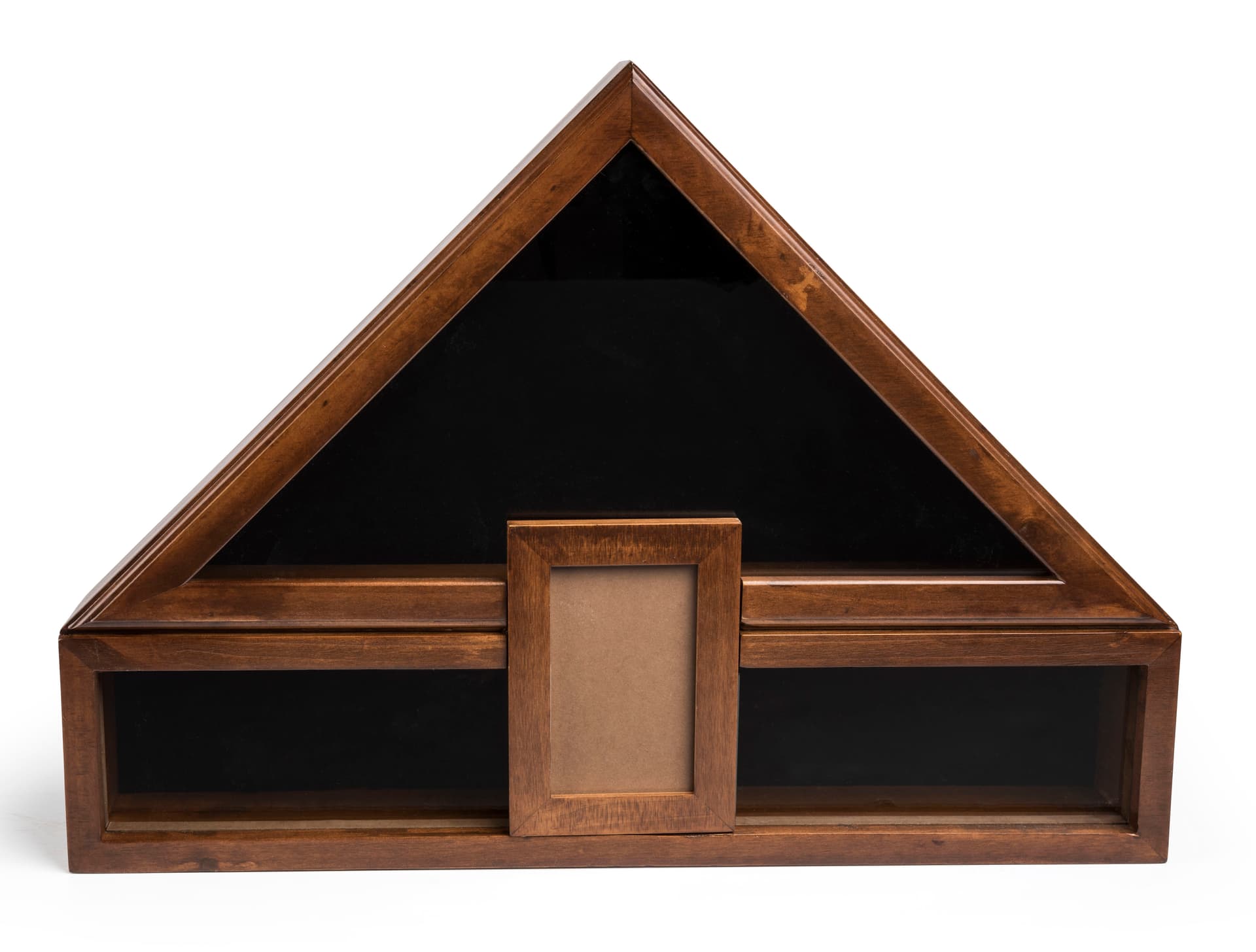 Ceremonial Flag Display with Photo Frame | Fits 5” x 7” Pictures ...