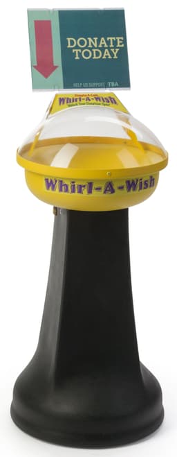 Coin Donation Funnel | Locking Dome | Displays2Go