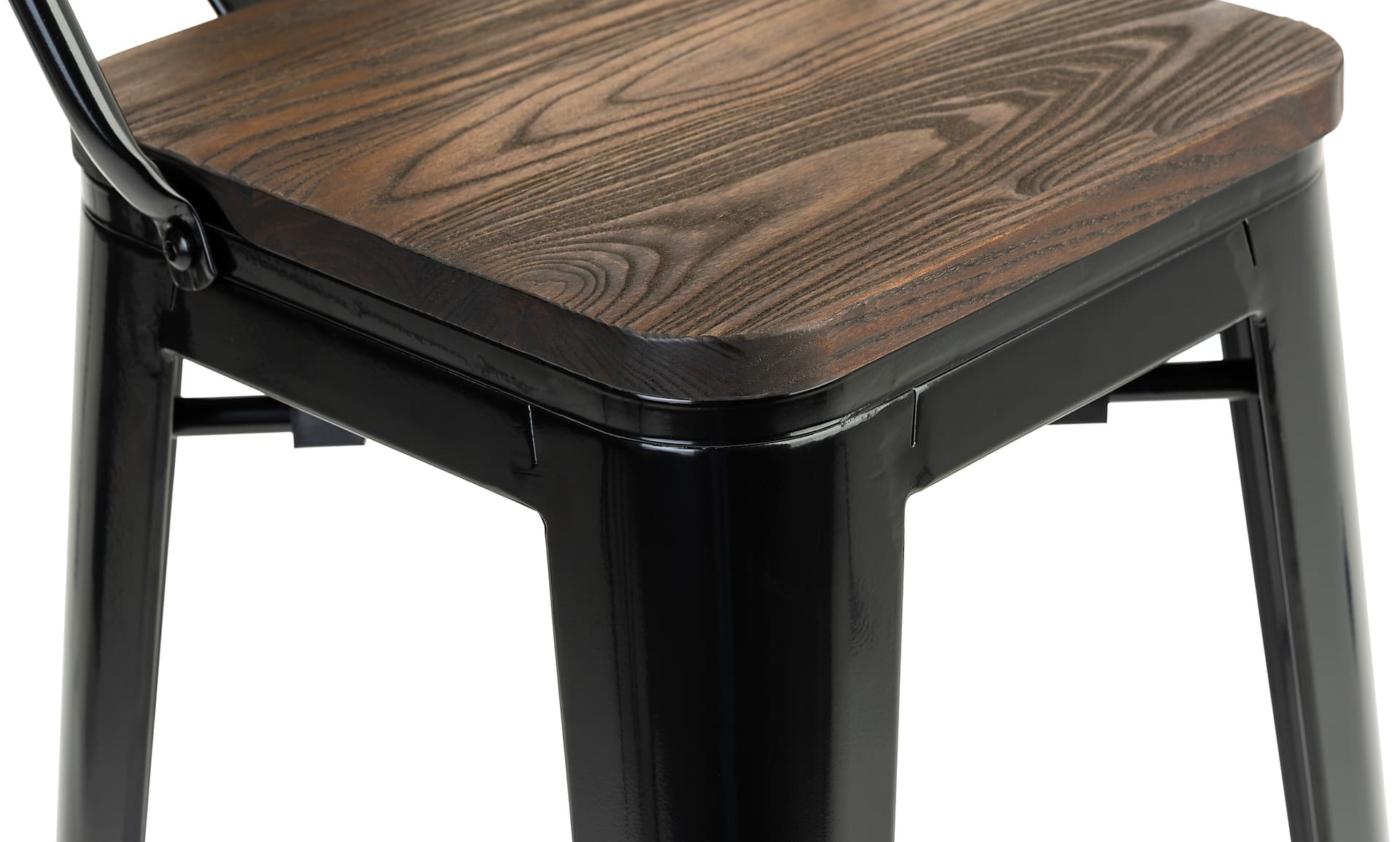 High Top Bar Table Set | 3-Piece Wood and Metal Collection | Displays2Go