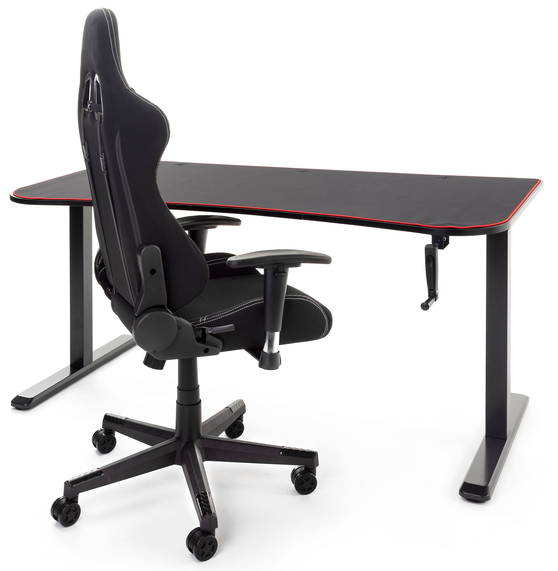 Adjustable Computer Desktop | Edge-to-Edge Desk Pad Protector | Displays2Go