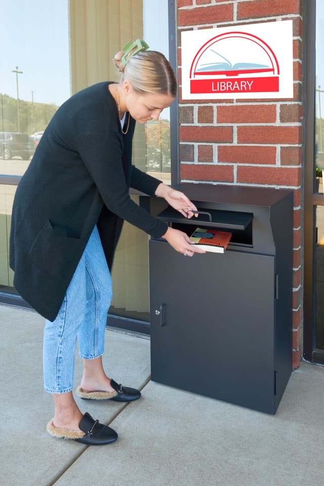 Outdoor Package Drop Box | Weather Resistant Powder Coated Steel ...
