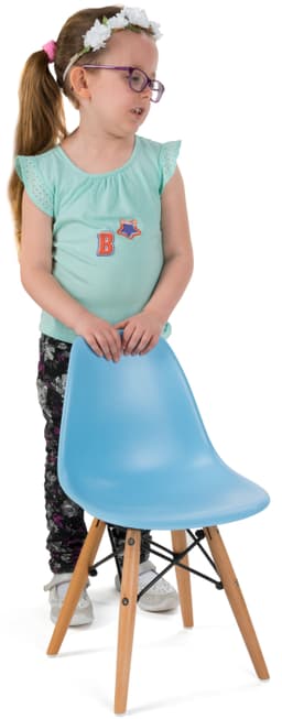 Child Size Iconic Contemporary Chair | High Back for Support | Displays2Go
