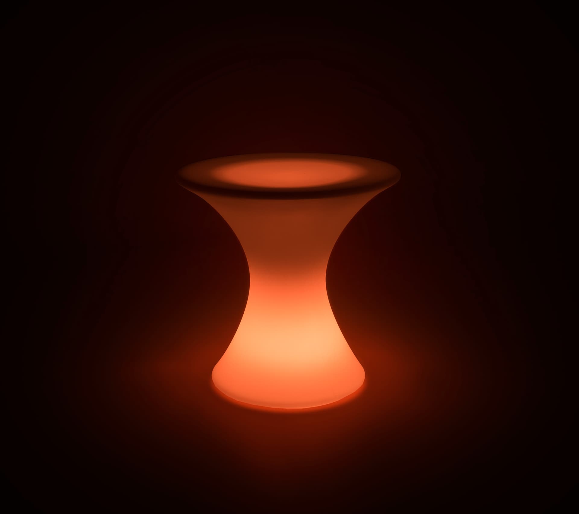 LED Cocktail Table | 23.75" Tall with Round Top | Displays2Go