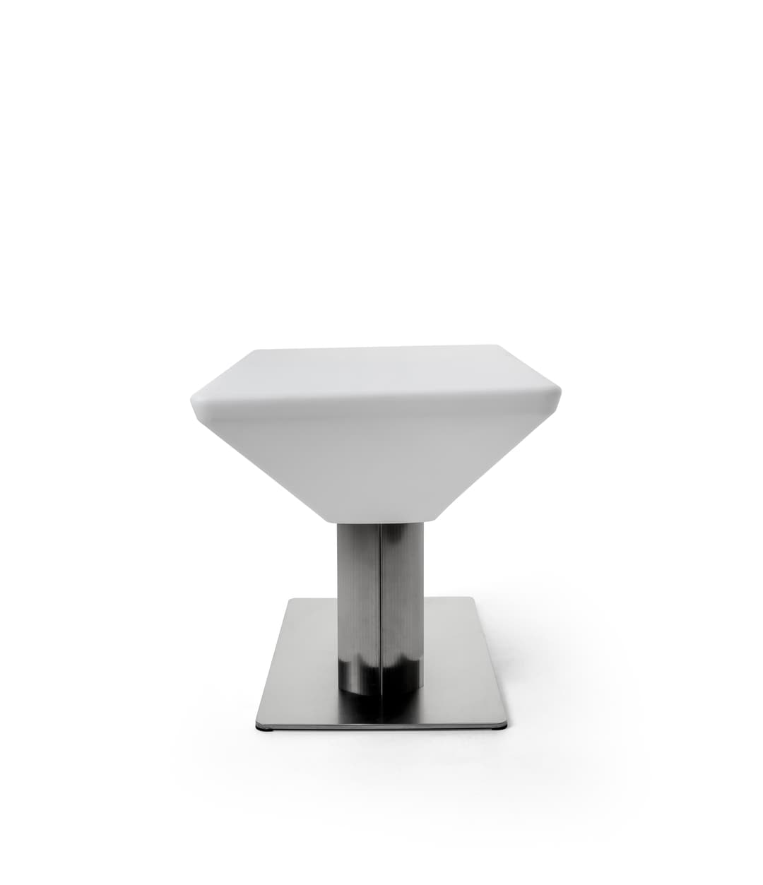 Modern LED Glow Coffee Table | 22" Tall with Rectangular Top | Displays2Go