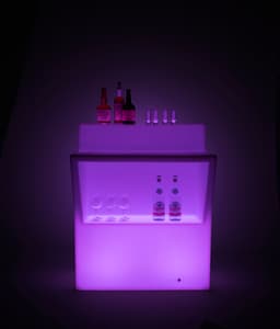 Illuminated LED Bar | 10 - 12 Hour Continuous Color Glow | Displays2Go