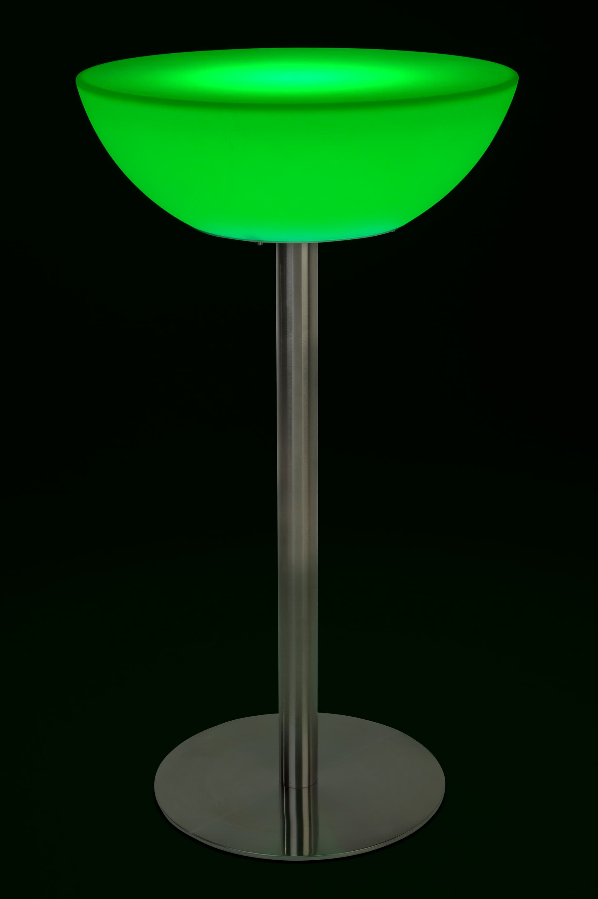 Color-Changing LED Cocktail Table | Glow-In-The-Dark Furniture ...