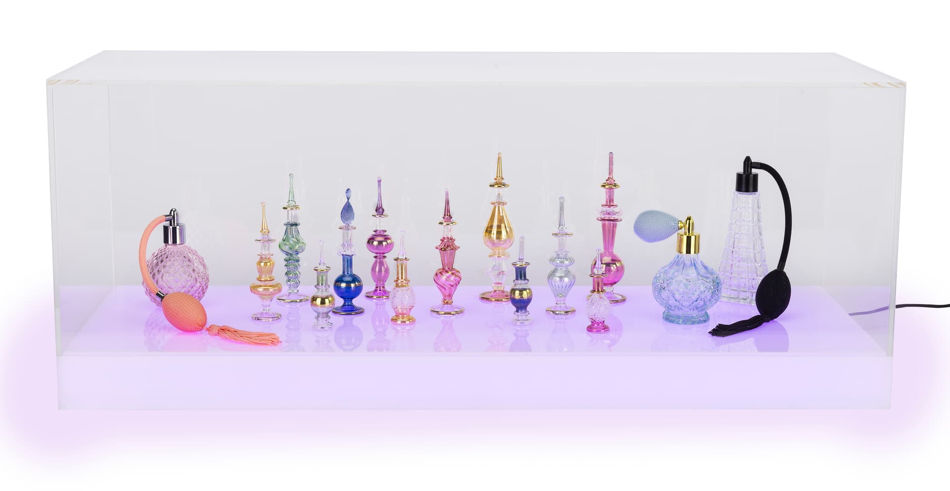 Lighted Acrylic Display Case | Color-Changing LED Illumination ...