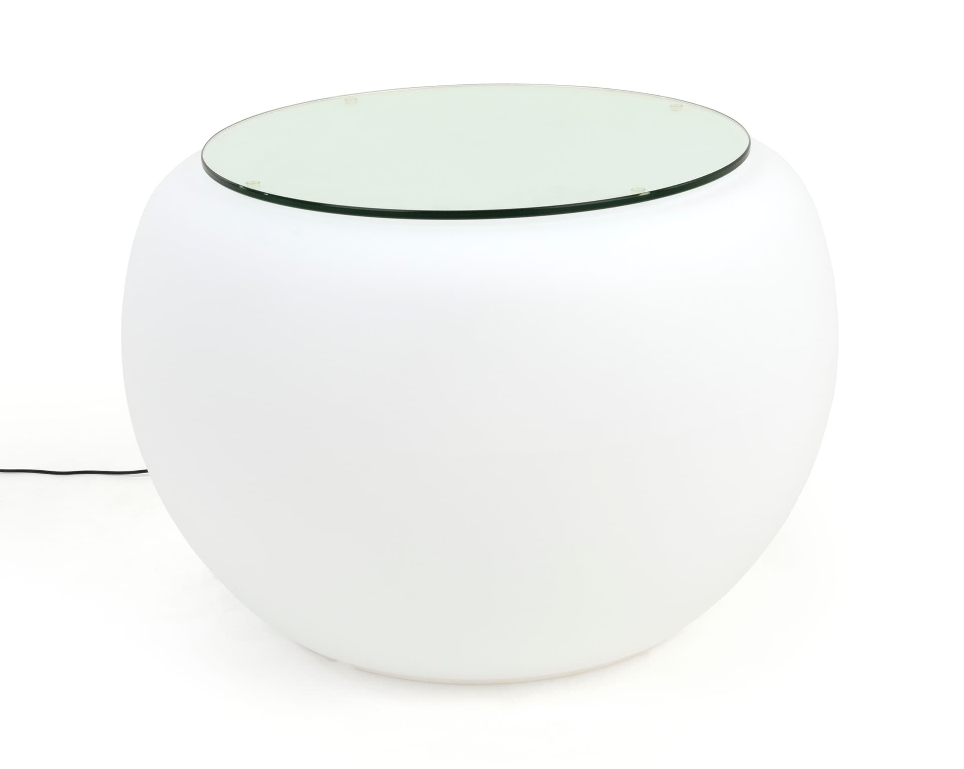 LED Round Coffee Table | Decorative Glow-In-the-Dark Furnishing ...