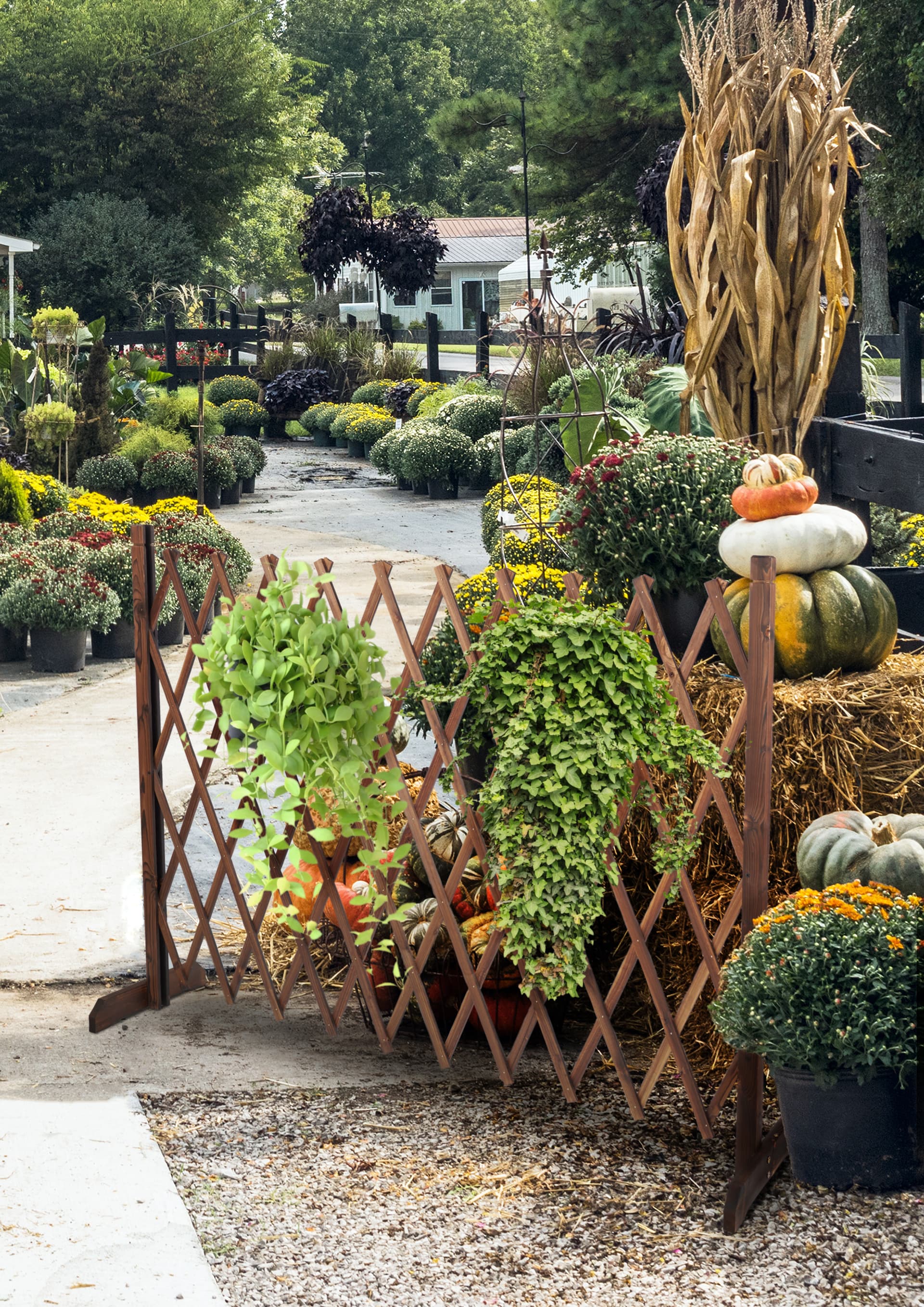 Expandable Trellis Fence | For Indoor and Light Outdoor Use | Displays2Go