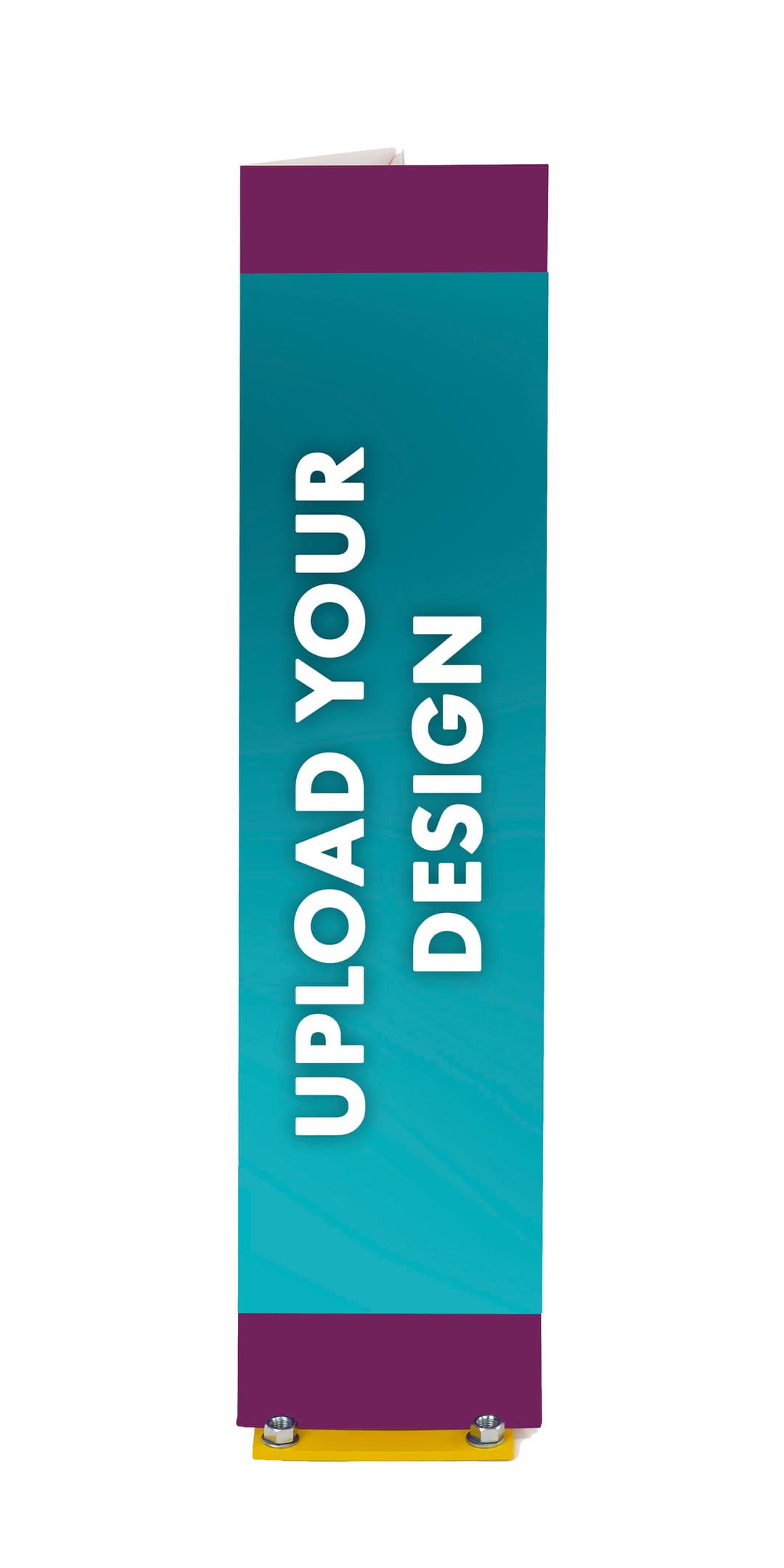 Triangle Marketing Bollard Cover | Full-Color Custom Printing | Displays2Go