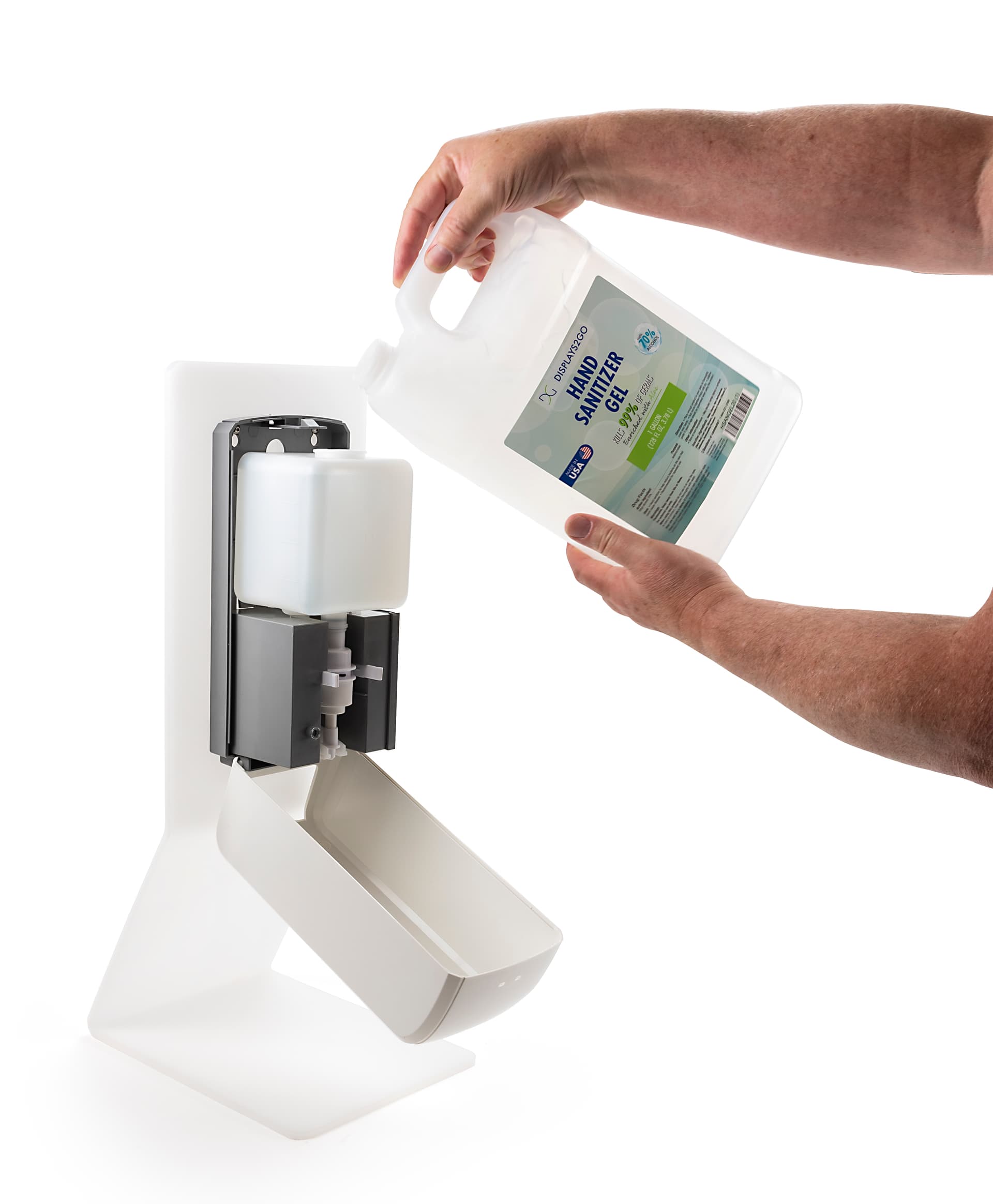 Countertop Touchless Hand Sanitizer Dispenser | Gel Refillable ...