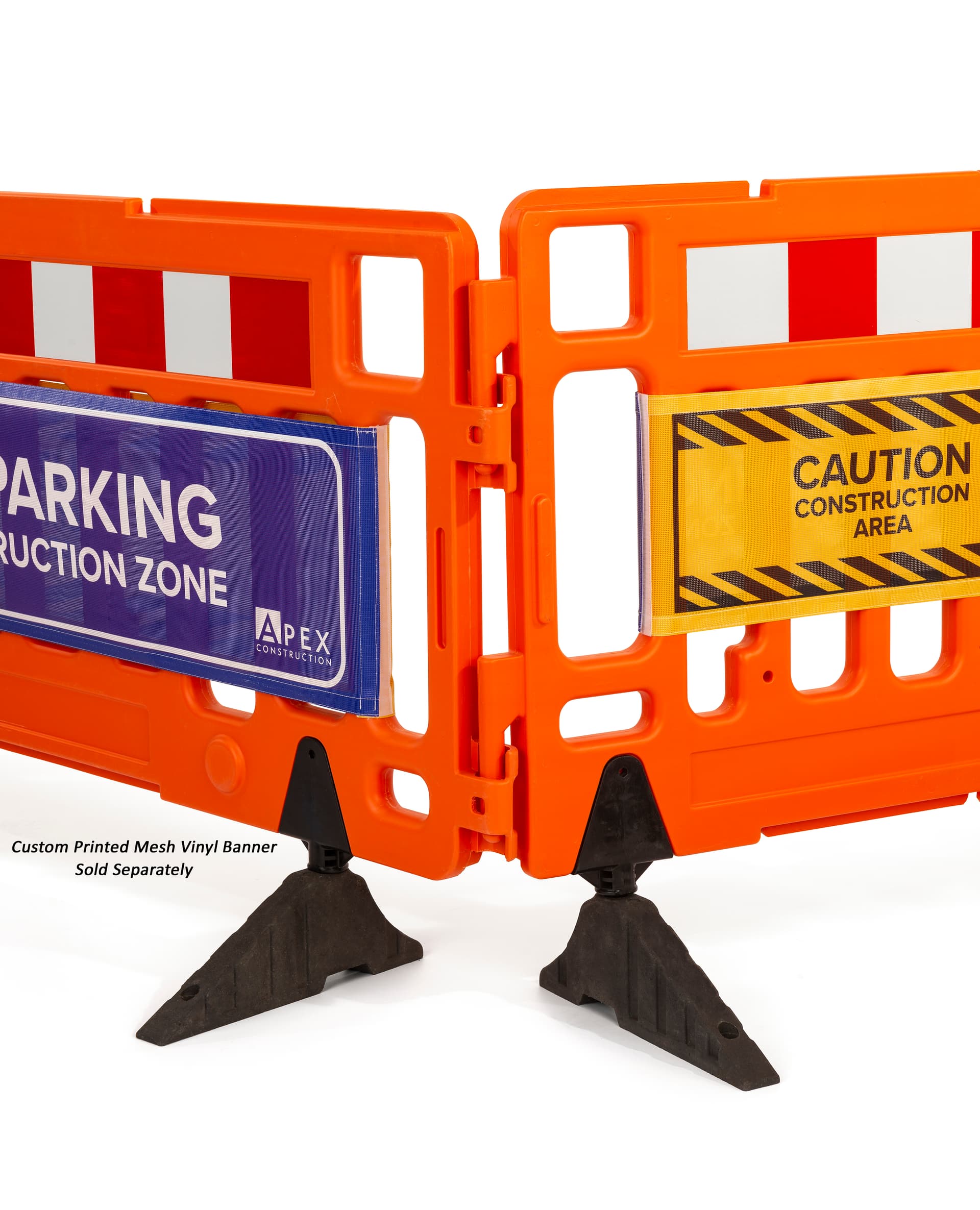 Crowd Control Traffic Barricade | Interlocking Panel Design | Displays2Go