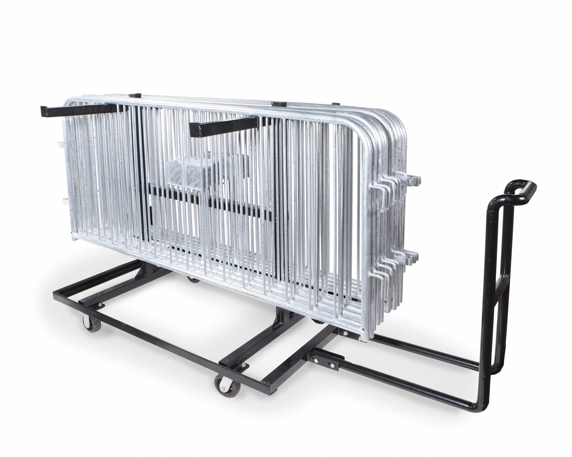 Portable Barricade Cart | 30-Barrier Storage Capacity | Displays2Go
