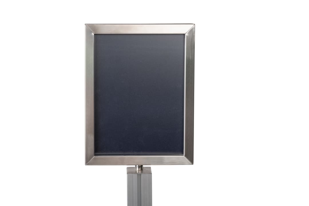 Crowd Control Barrier Sign | Topper for Post and Panel Systems ...