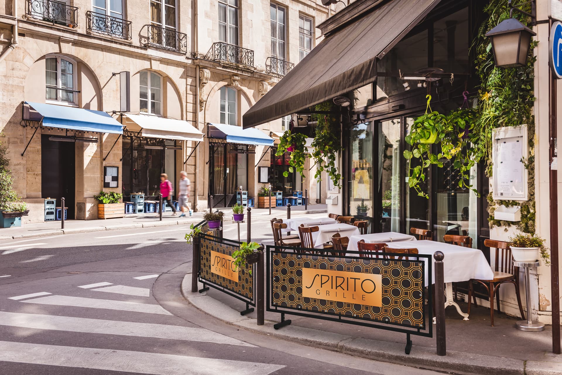 Sidewalk Café Partitions | Portable Design | Displays2Go