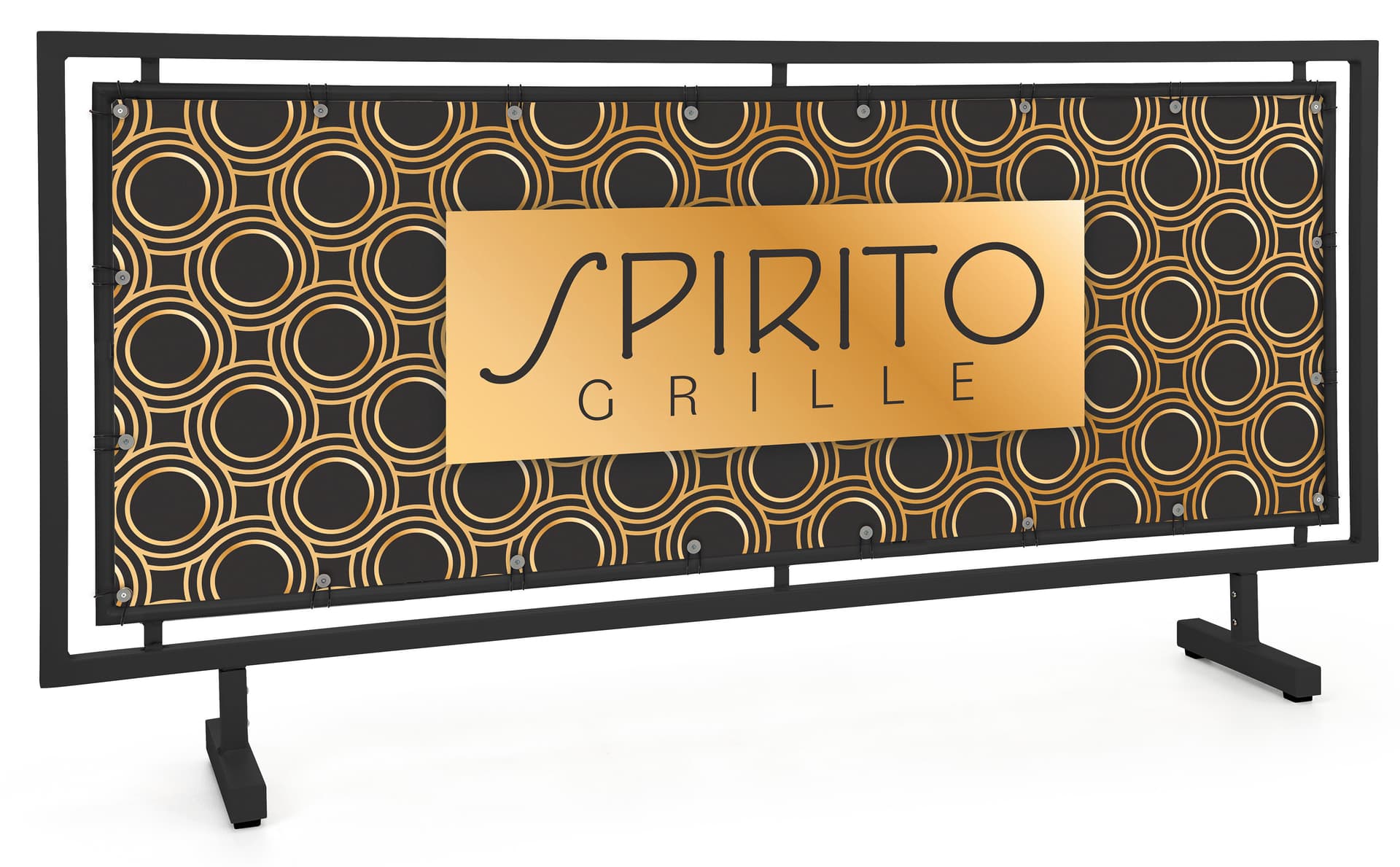 Sidewalk Café Partitions | Portable Design | Displays2Go
