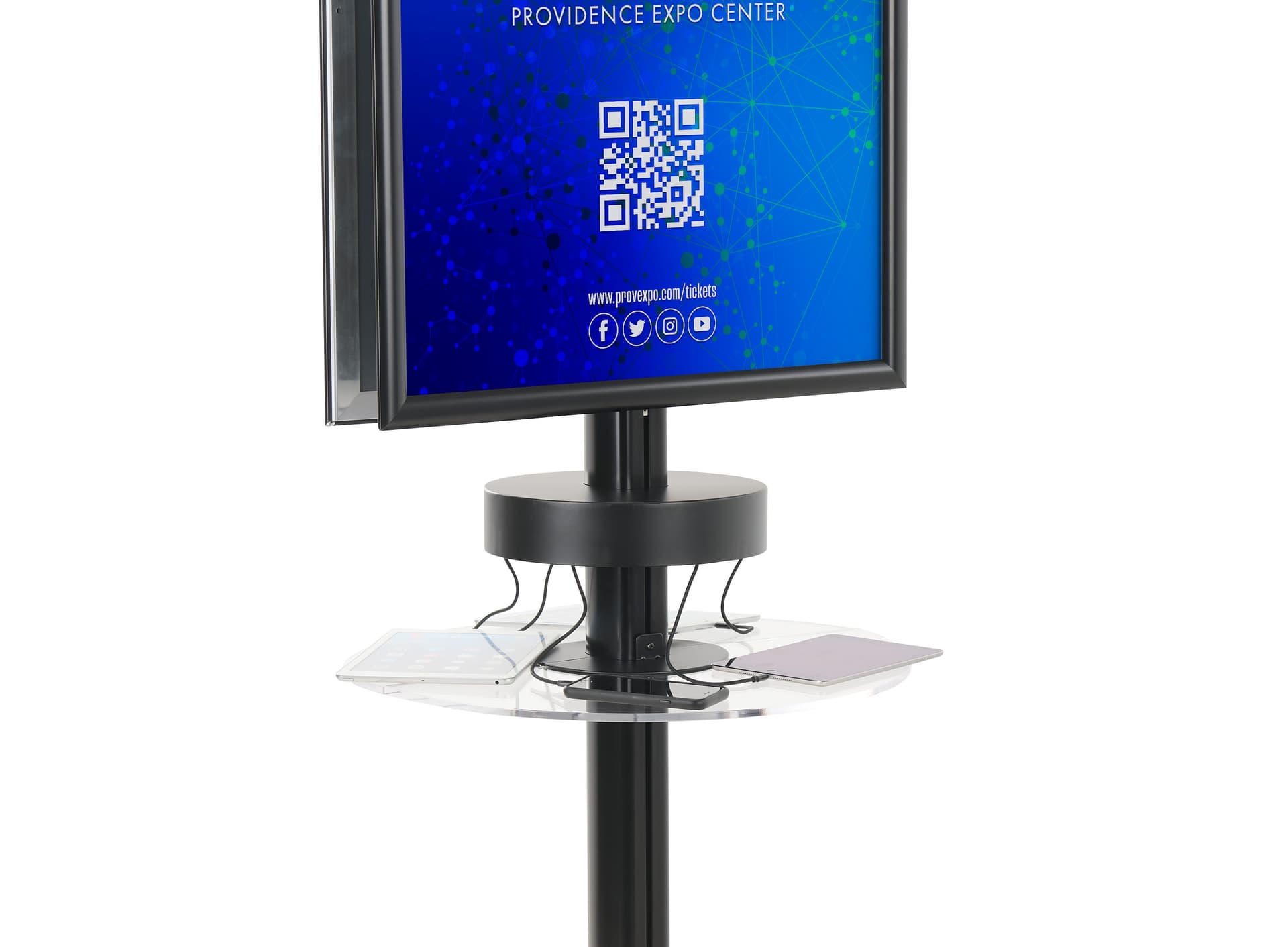 Phone Charger Tower | USB Hub Included | Displays2Go