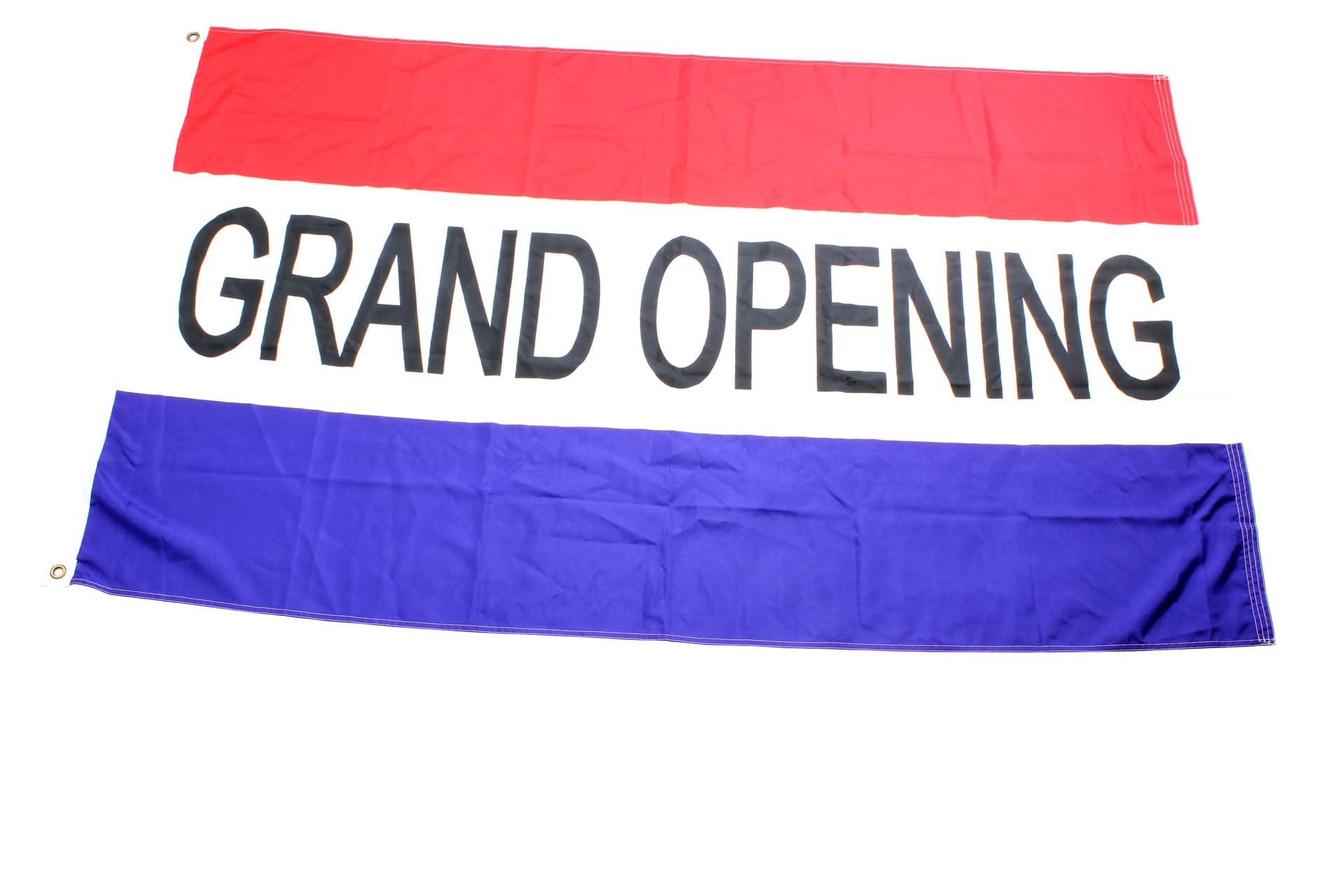 Grand Opening Flags for Flagpoles | Red, White & Blue | Displays2Go