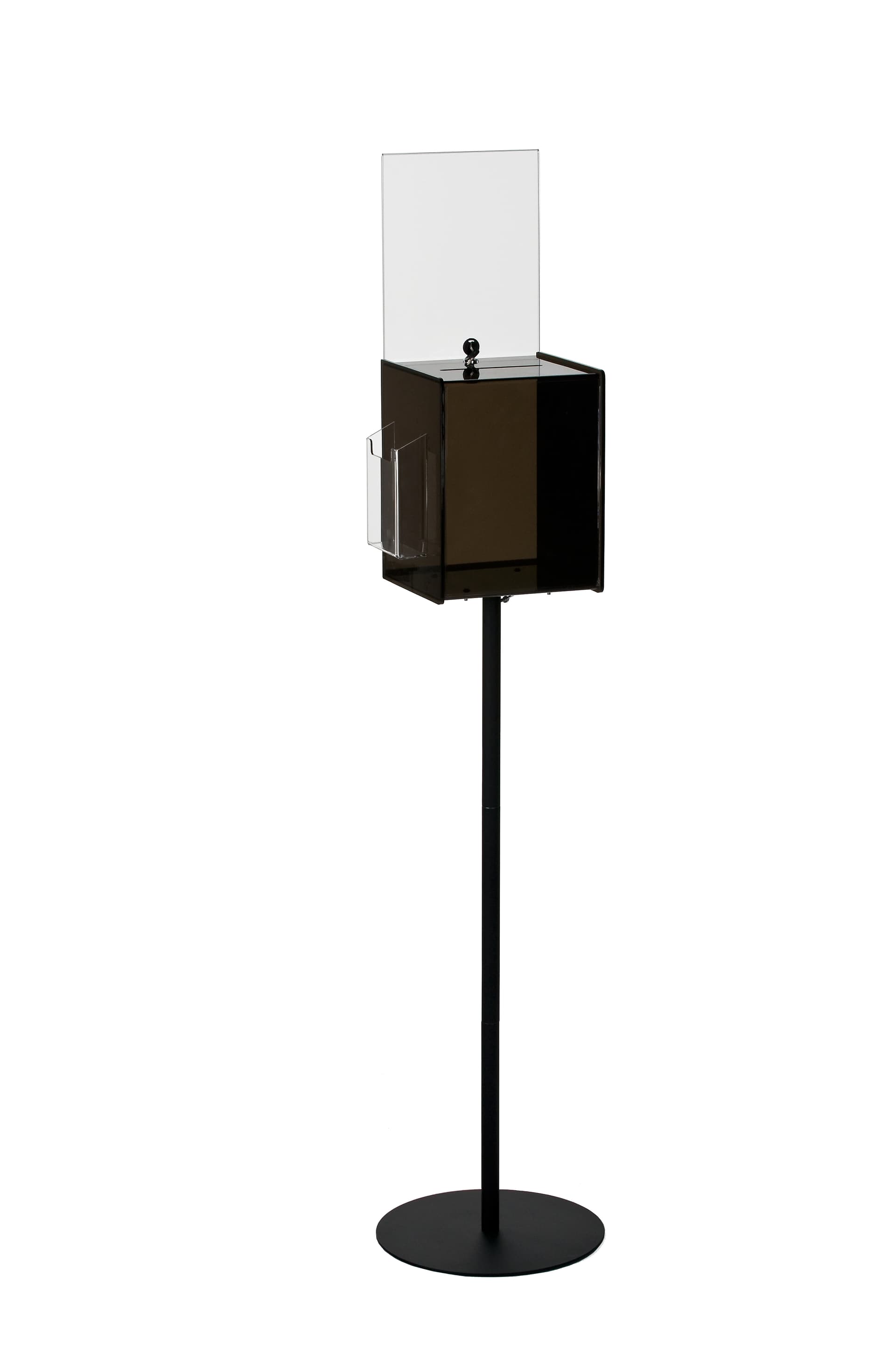 Floor Standing Ballot Box | Custom Header With Steel Base | Displays2Go