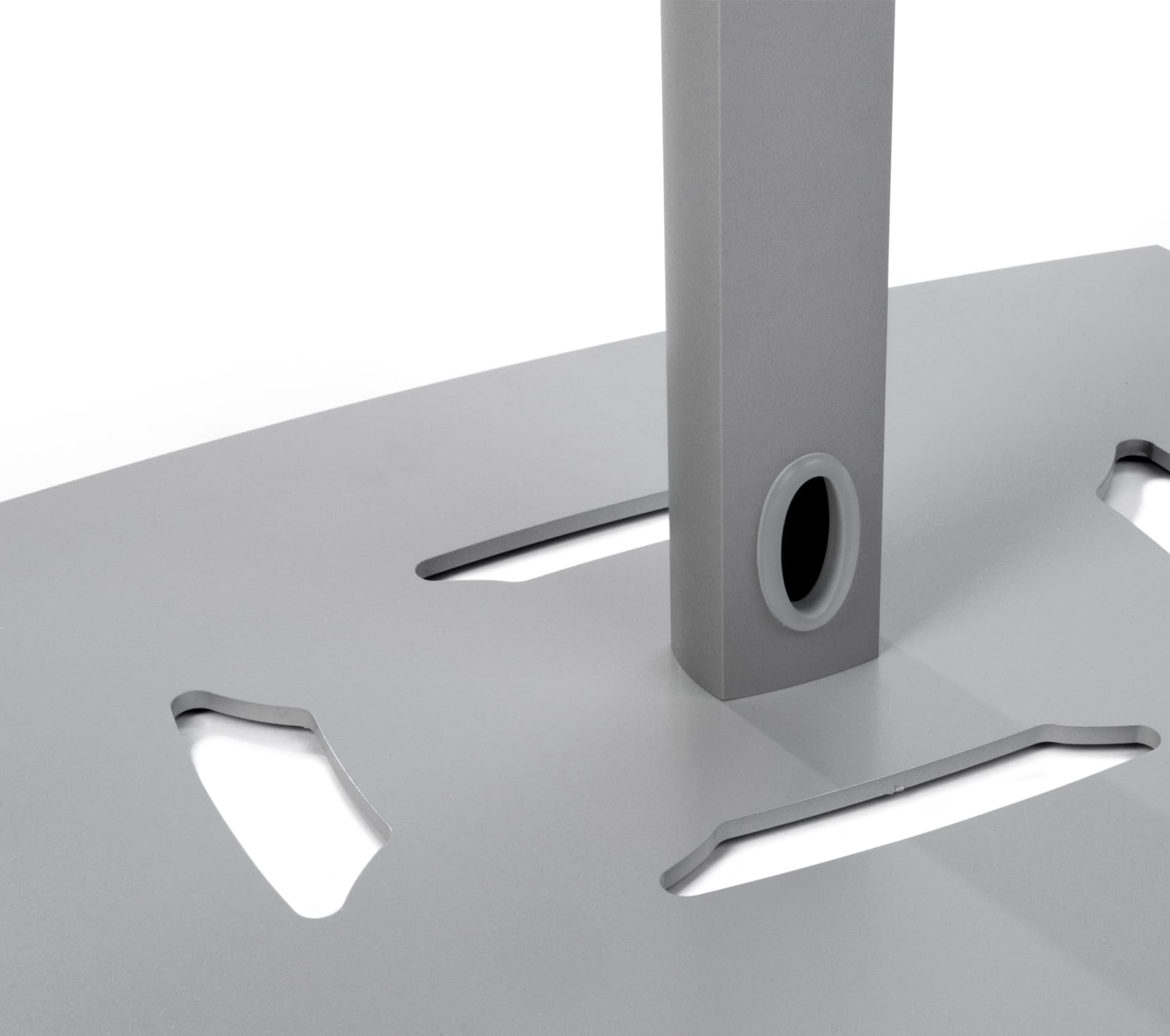 360 Degree Tablet Stand | Silver Aluminum | Displays2Go