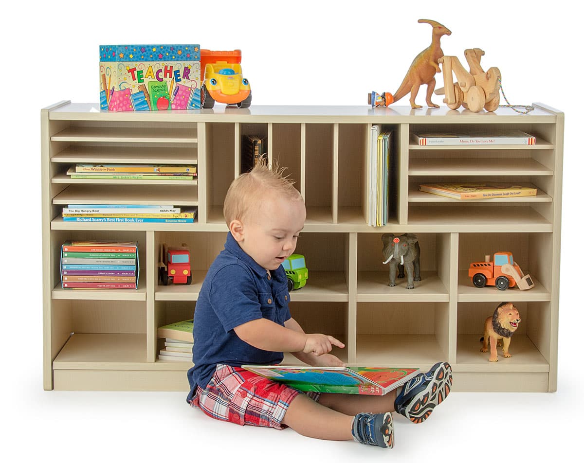 Cubby Storage Unit with Multiple Compartments | Displays2Go