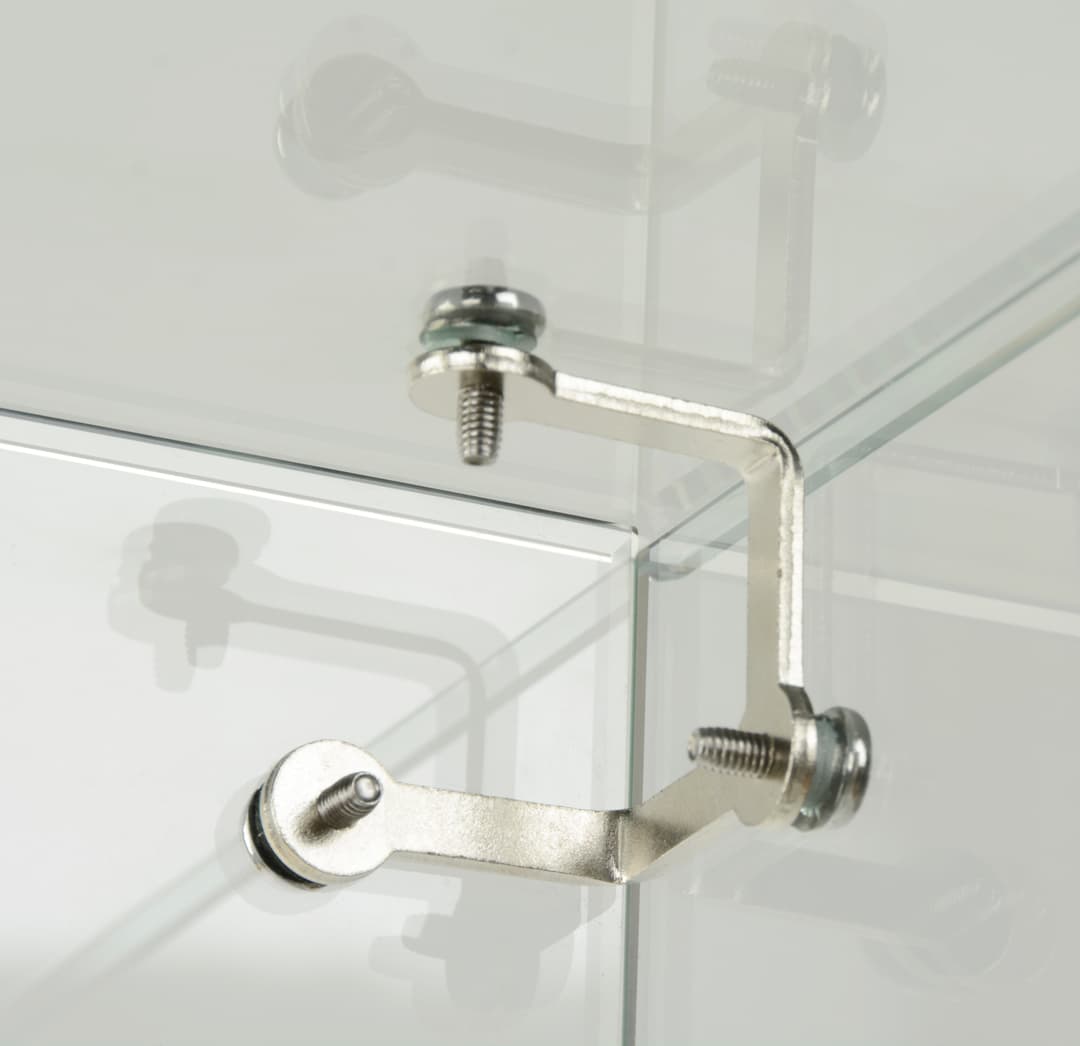 Retail Tower Display Case | Frameless Showcase with Tempered Glass ...