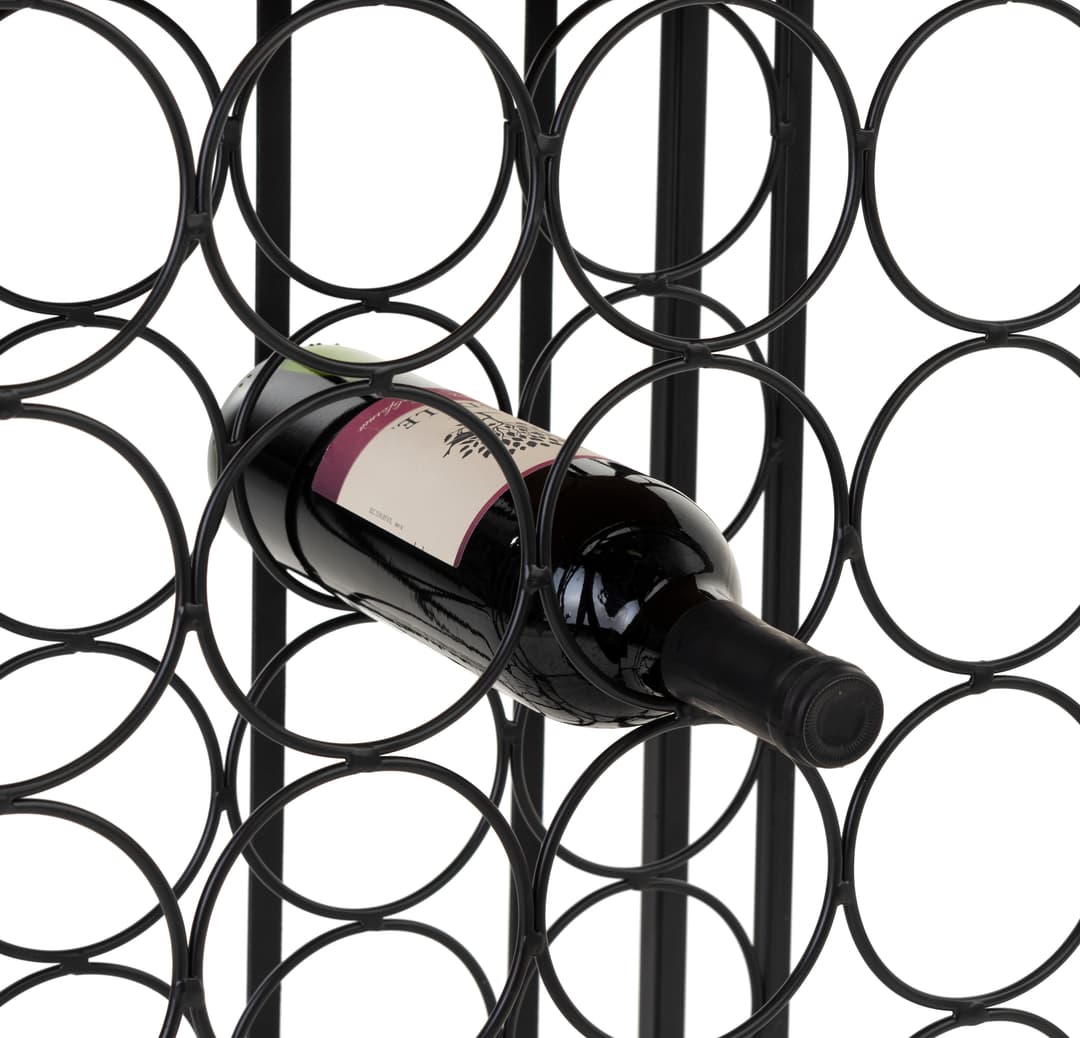 Wine Rack with Wheels | 2 Locking and 2 Non-Locking Casters | Displays2Go
