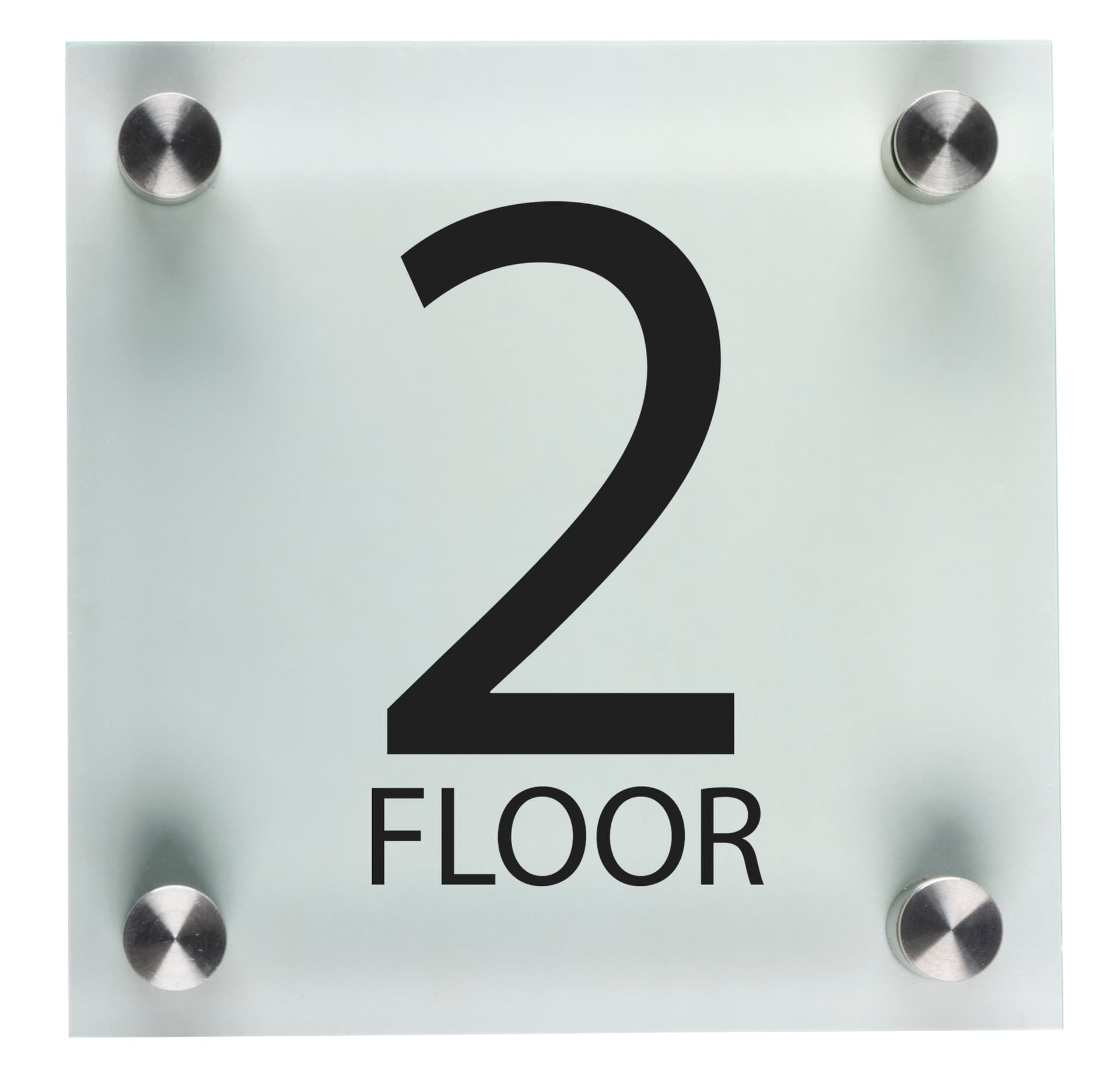 Floor Level Sign | Steel Standoffs | Displays2Go