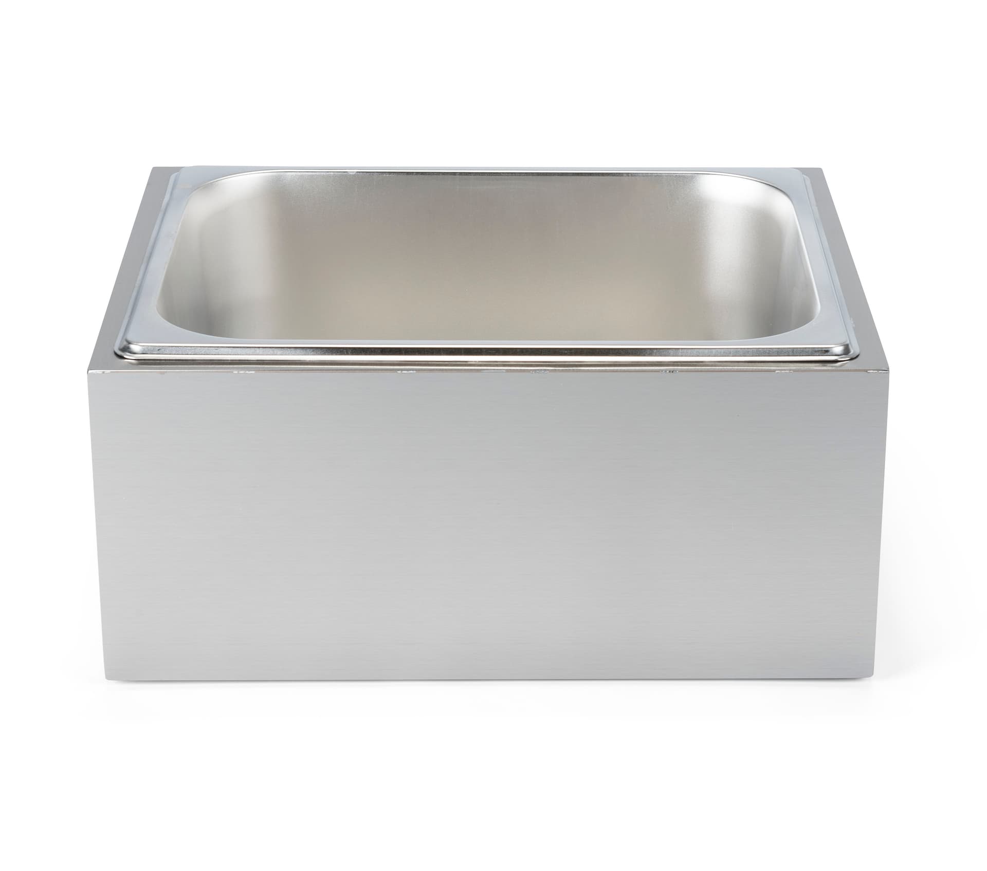 Countertop Ice Bin | Easy-Care Removable Stainless Steel Tray | Displays2Go