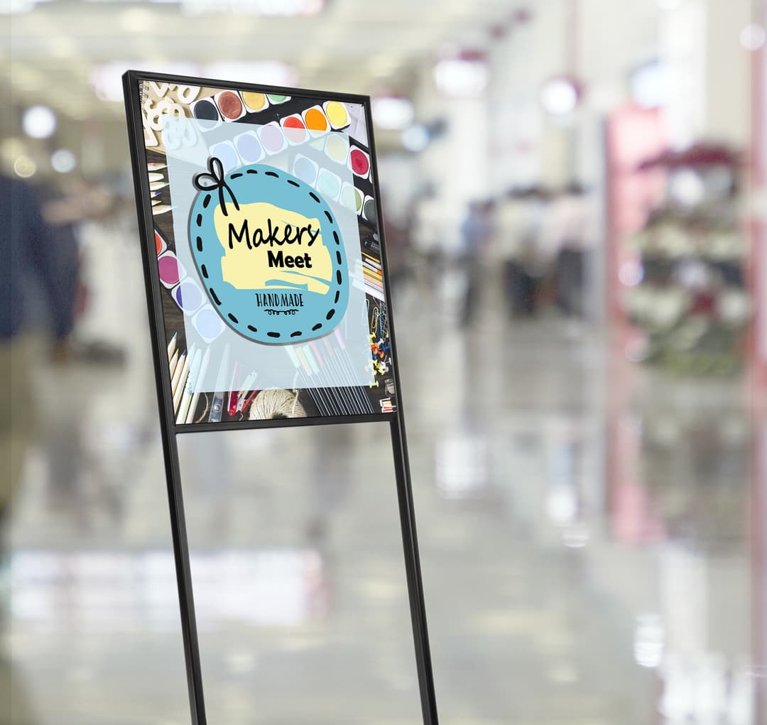 SEG Tension Fabric Poster Stand | Custom Dye-Sublimation Printing ...