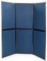 6 Panel Hook and Loop Display Board | Floor Standing System | Displays2Go