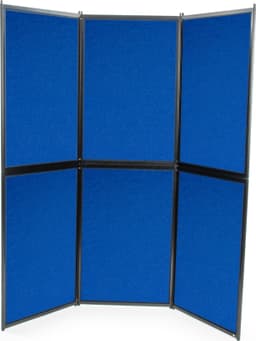 6 Panel Hook and Loop Display Board | Floor Standing System | Displays2Go