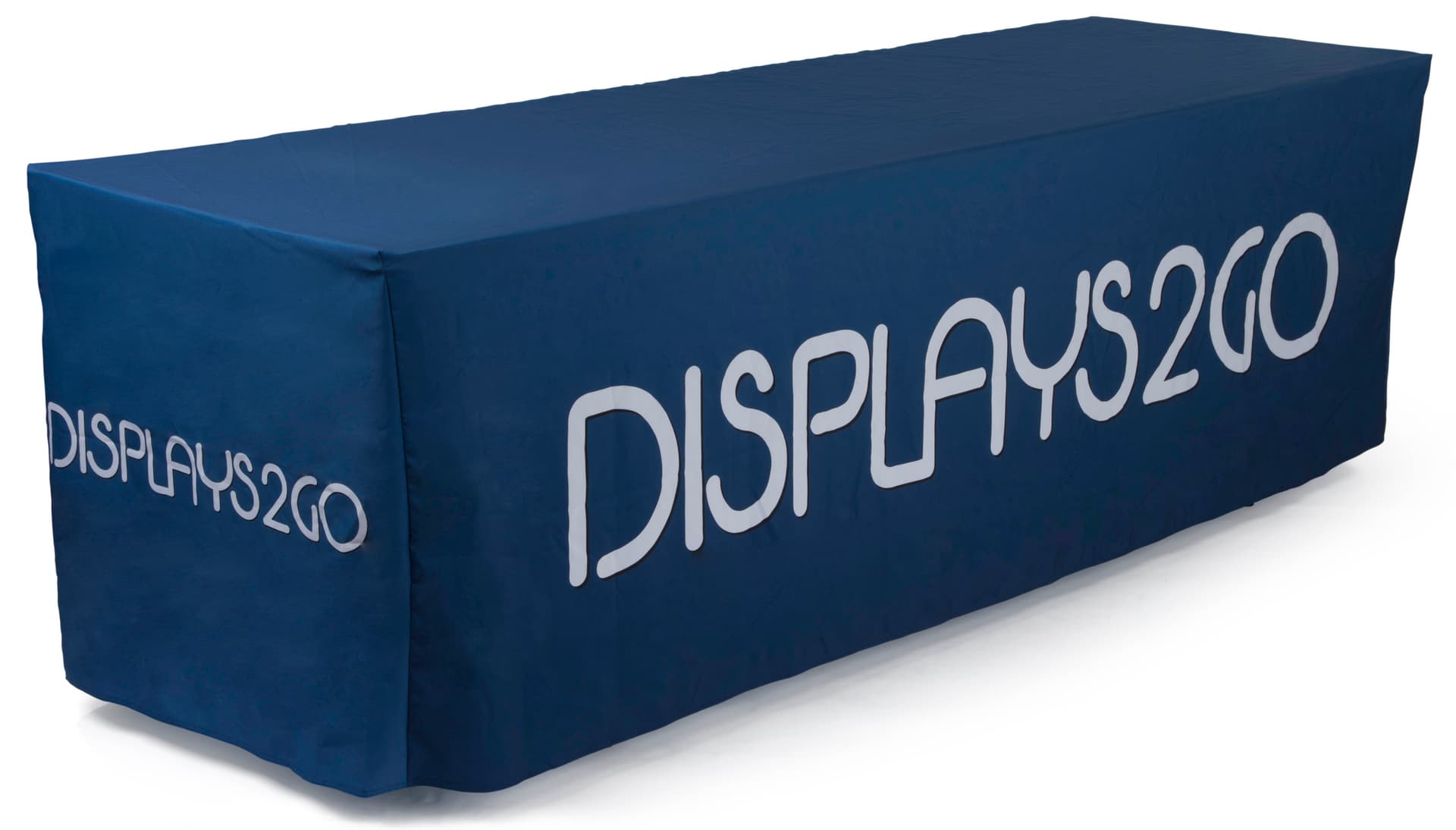 Fitted 8' Table Cover Set | Full Back with Zipper | Displays2Go