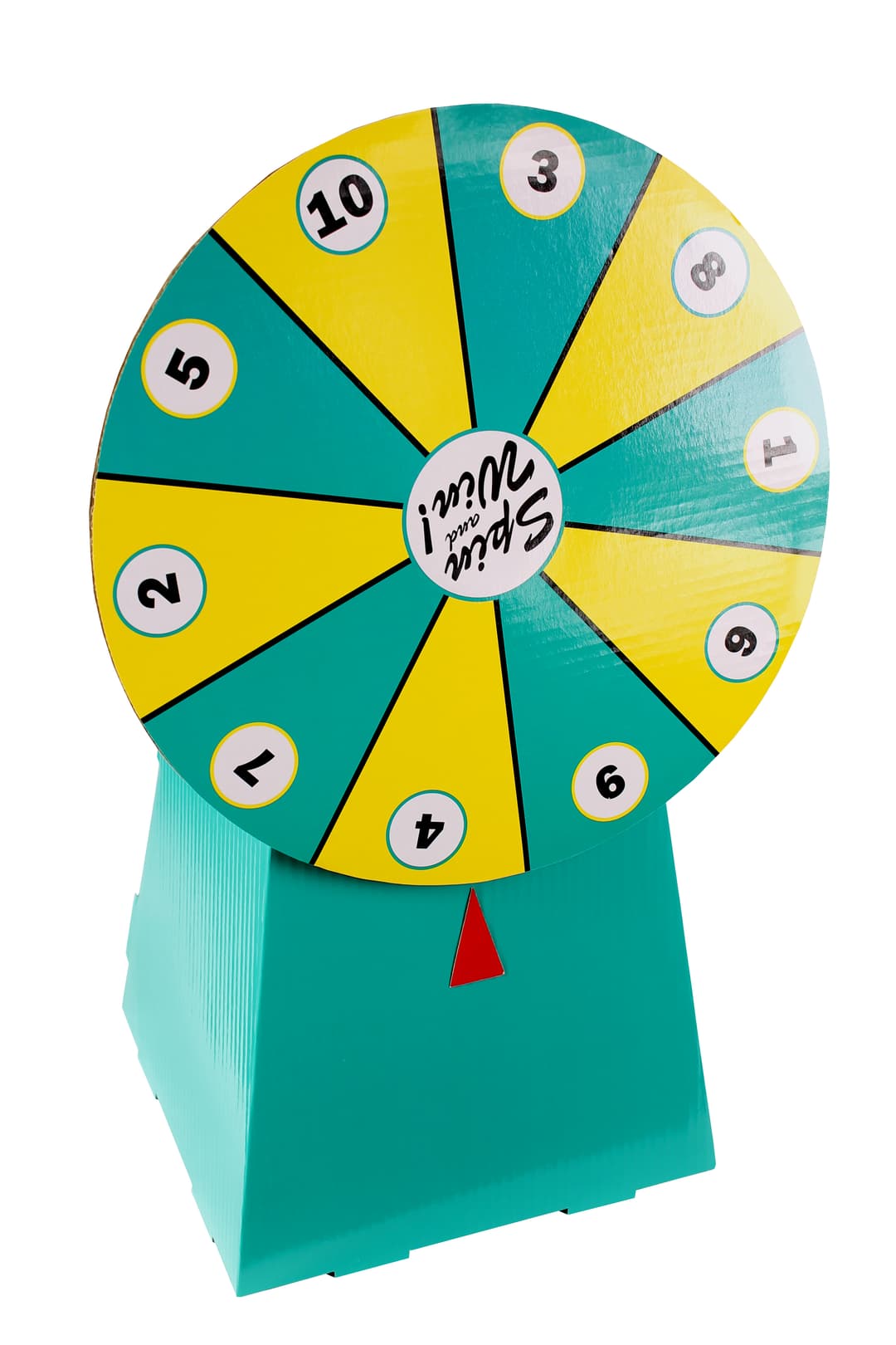 Cardboard Prize Wheel | Pop Up Office Game | Displays2Go