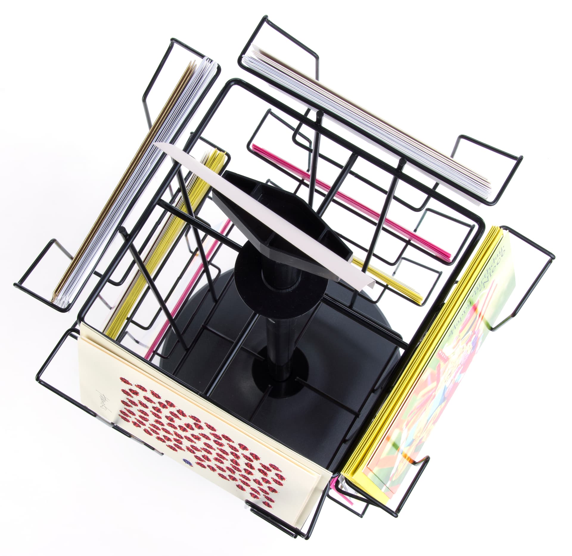 Postcard Carousel | 12 Horizontal Pockets | Displays2Go