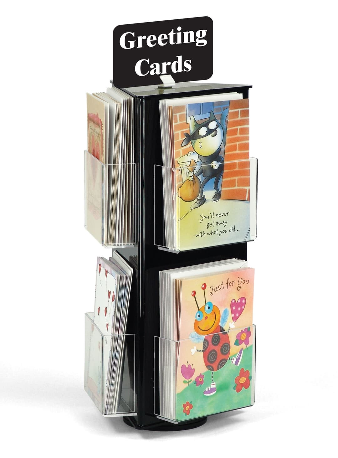 Greeting Card Display Spinner | Show Many Cards in a Small Space ...