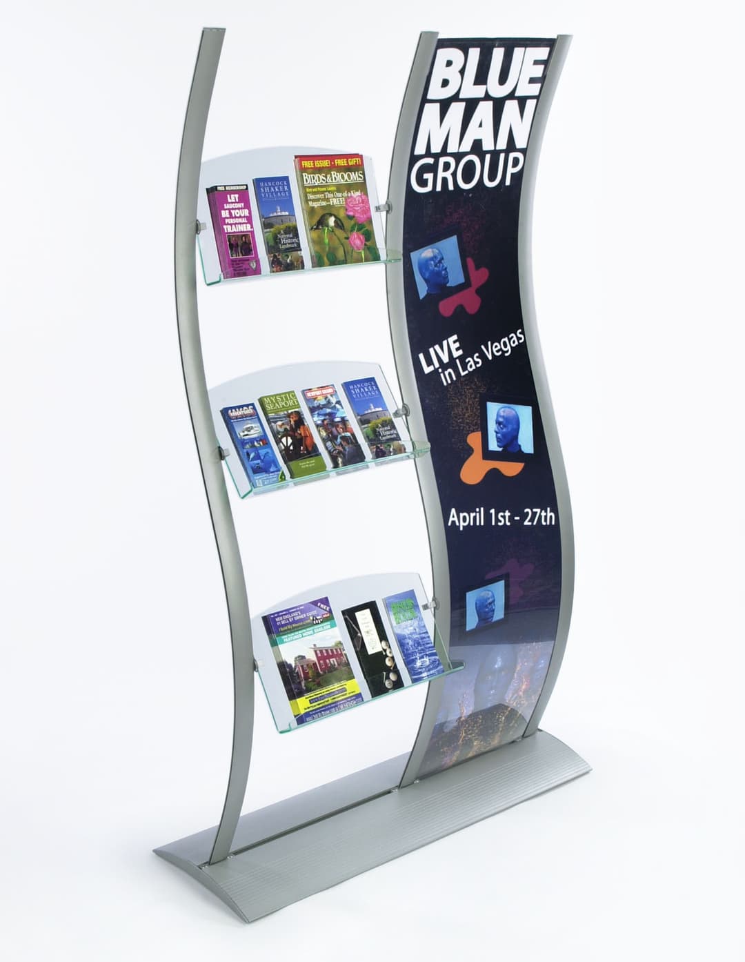These literature holders will draw customers to your literature ...