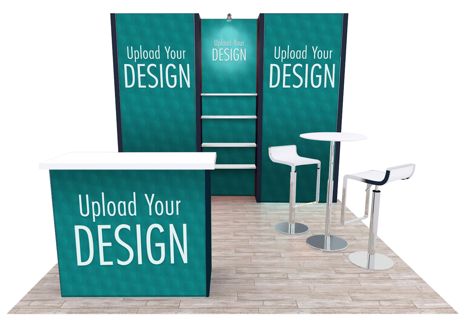 10x10 Trade Show Booth Kit | SEG Fabric Graphics | Displays2Go