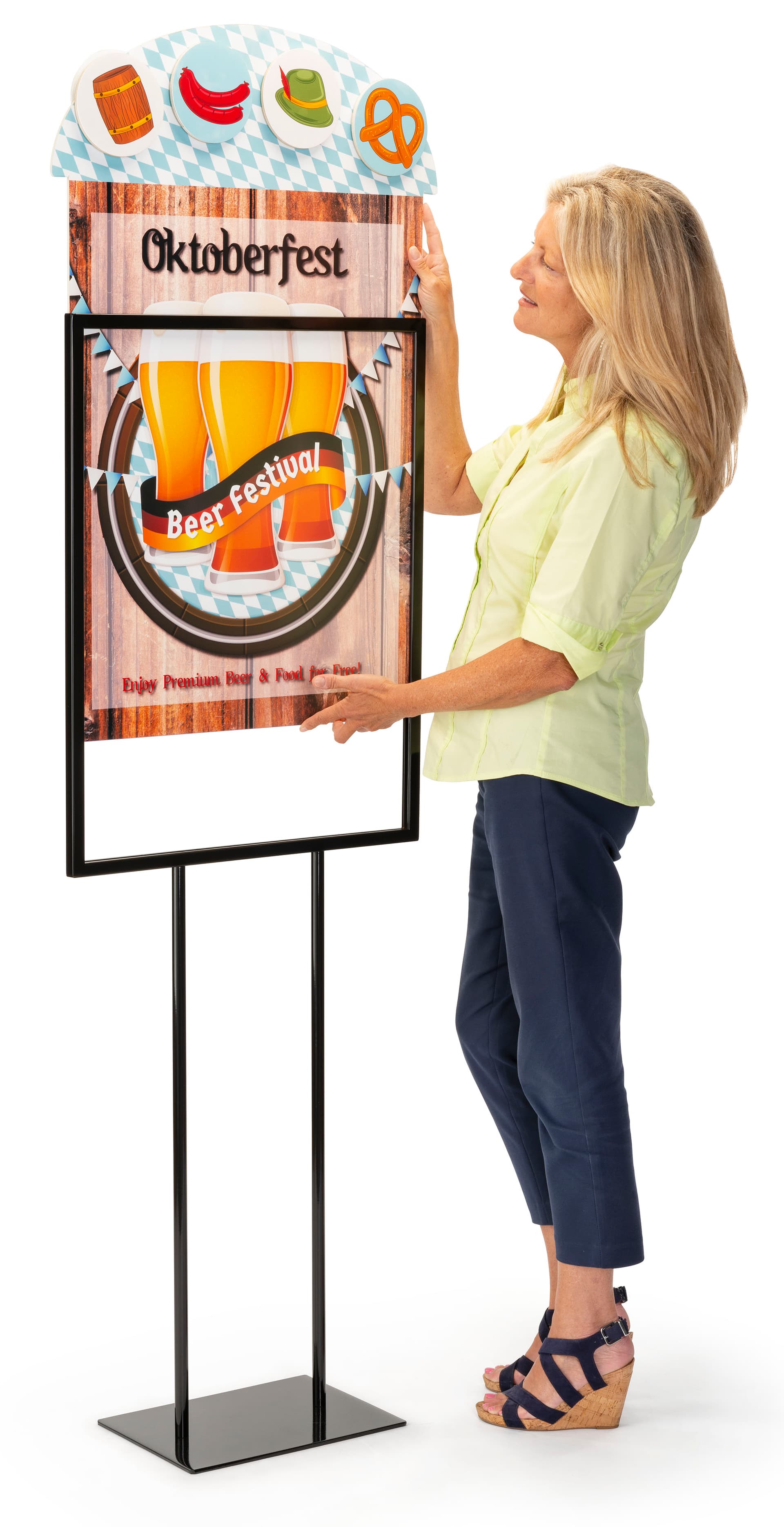 Dimensional Sign Frame Insert | 5 Printing Areas | Displays2Go