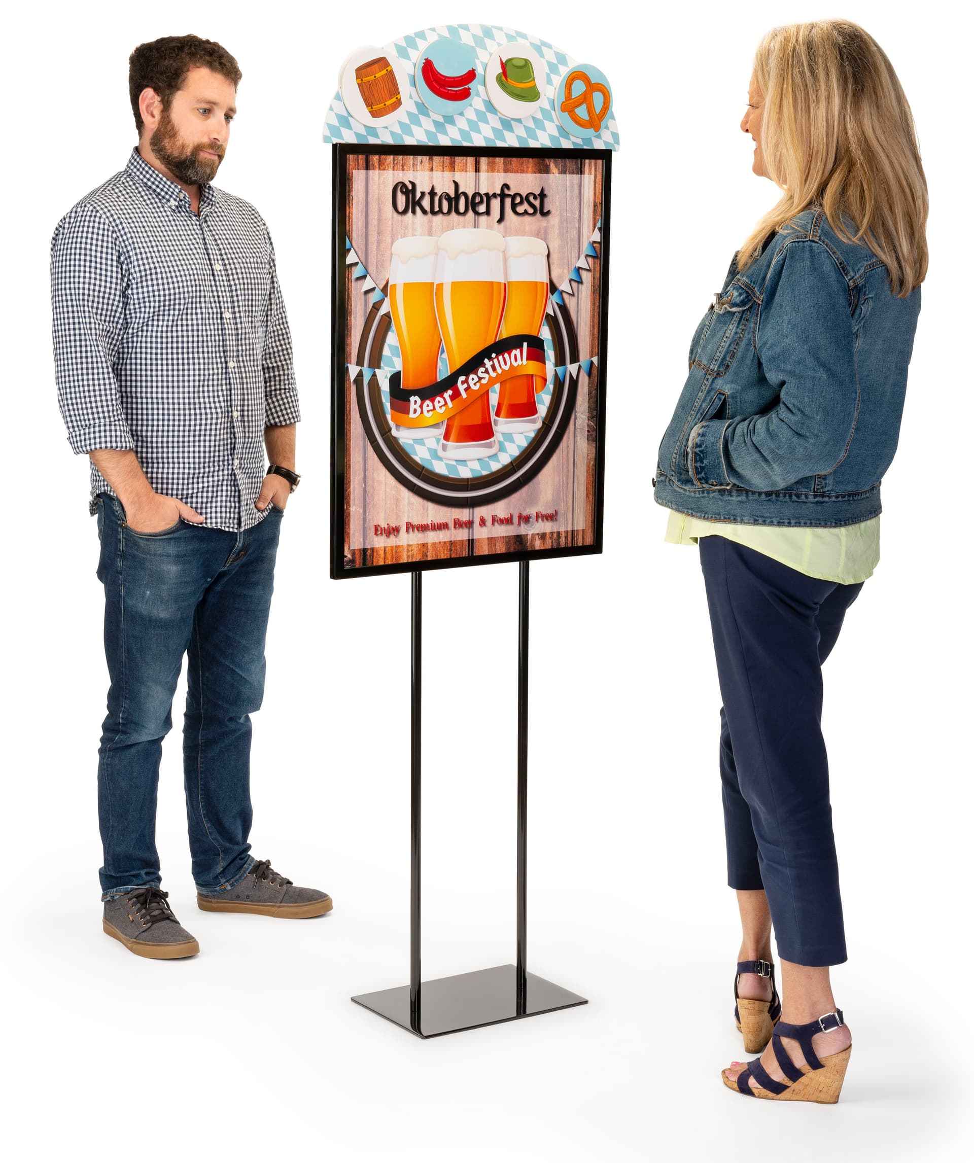 Dimensional Sign Frame Insert | 5 Printing Areas | Displays2Go