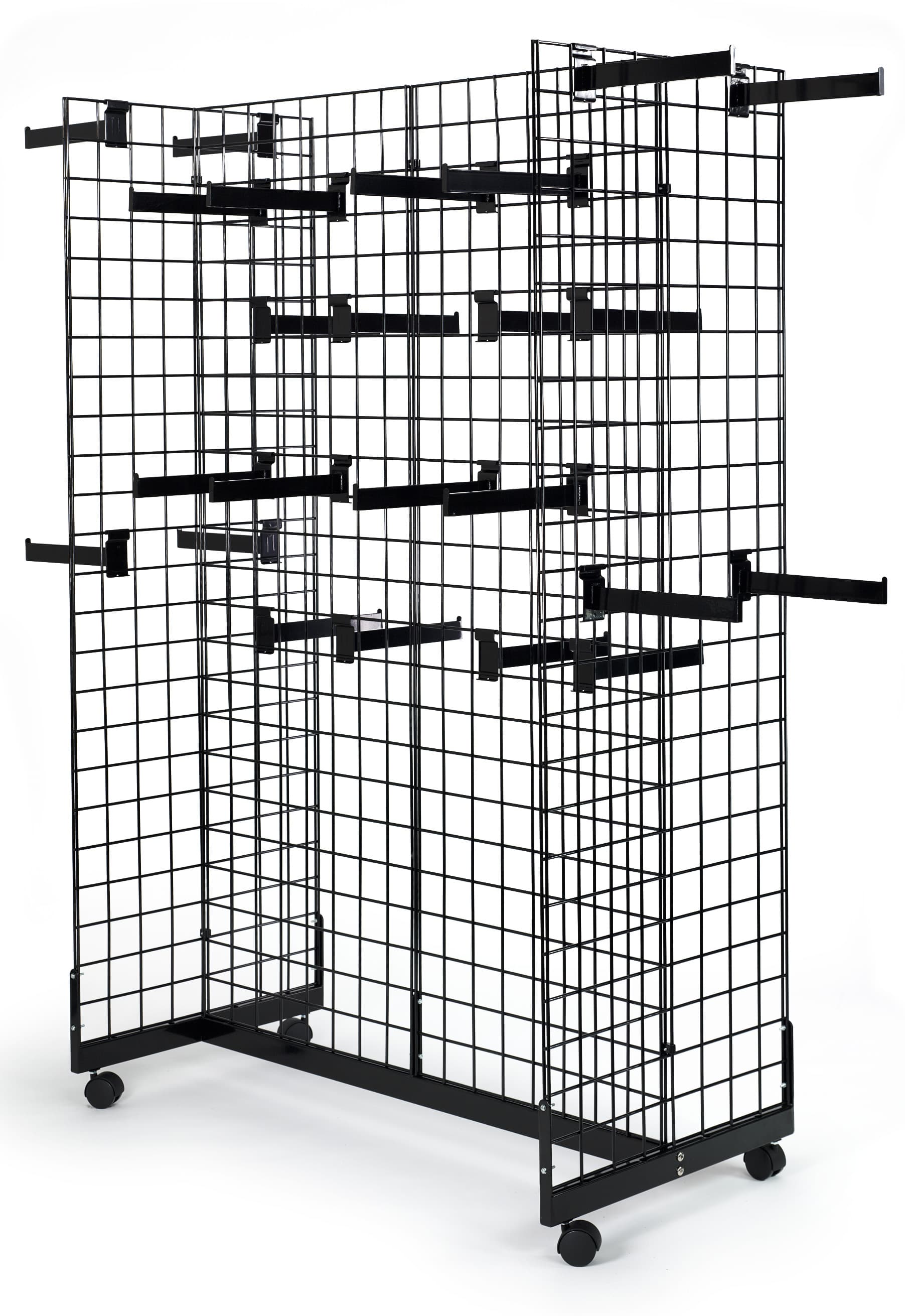 Gridwall Gondola Display | Includes 25 Faceouts | Displays2Go