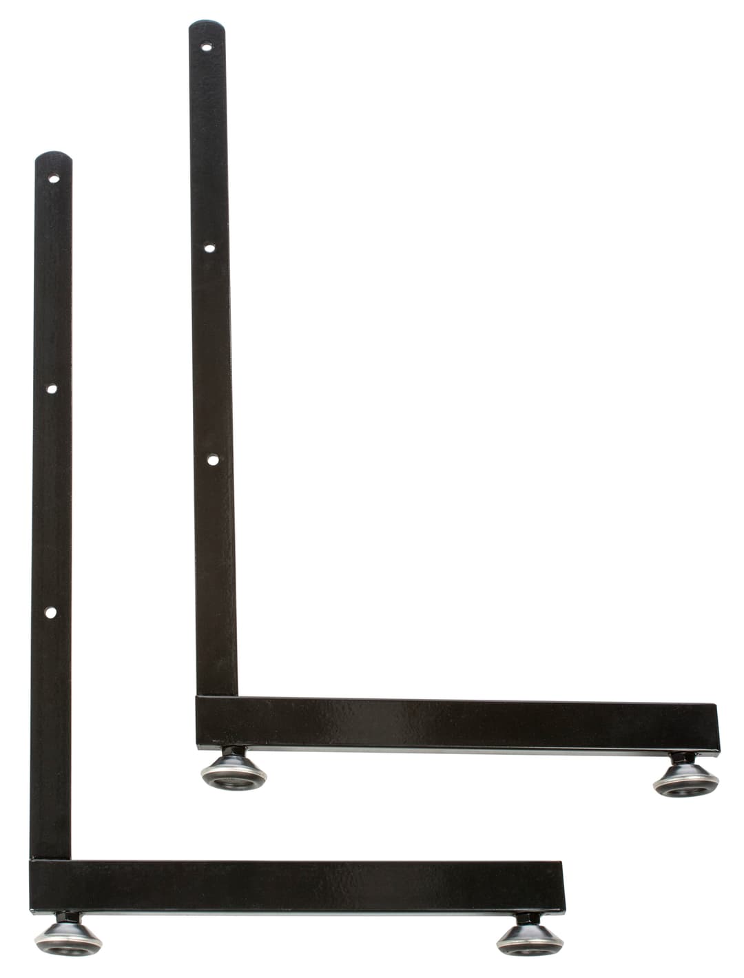Black Gridwall "L" Stand with 12 Baskets | 6' Single Sided Panels ...