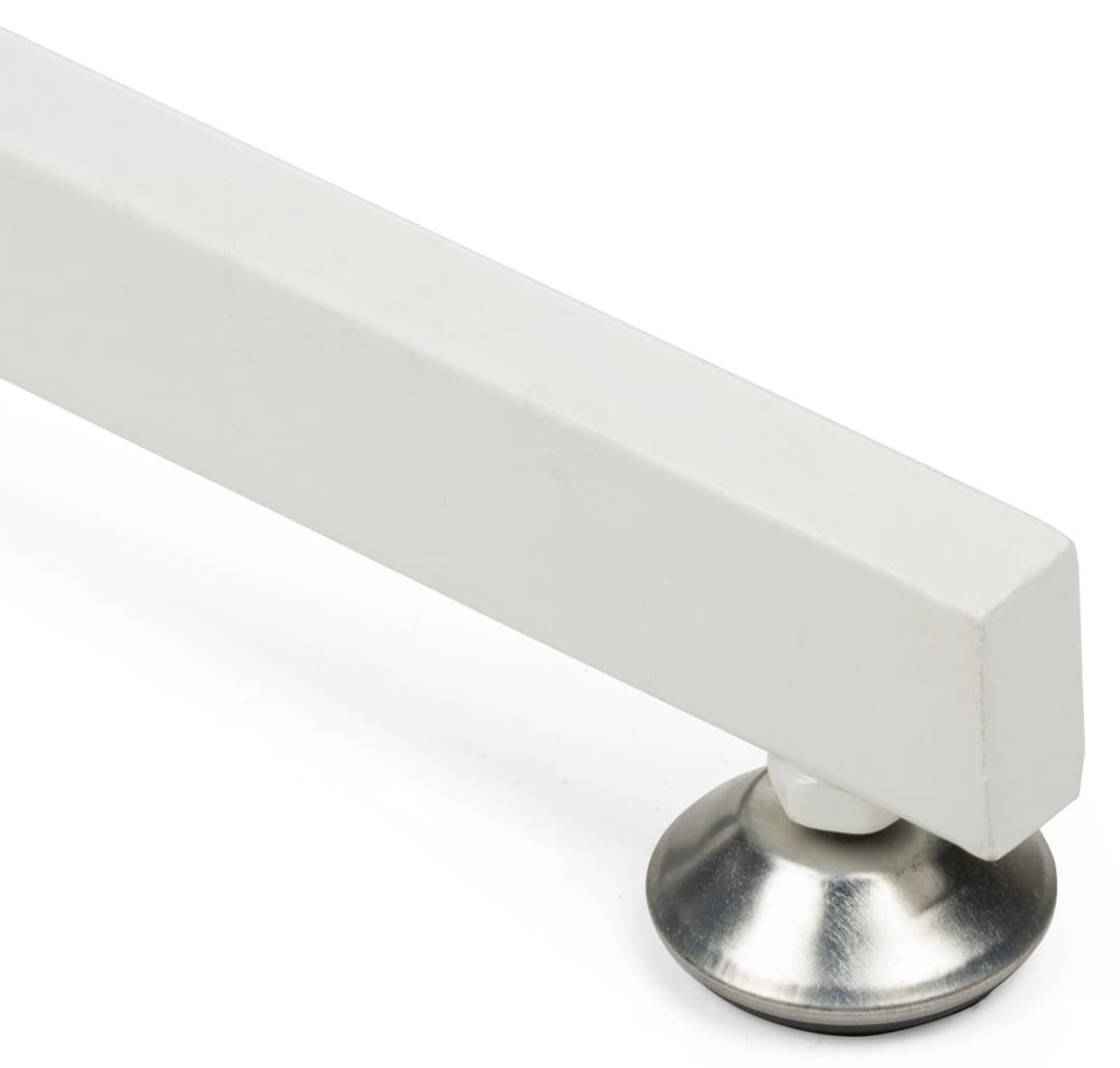 White Gridwall "T" Stand with 25 Faceouts | 12” Long Hooks | Displays2Go