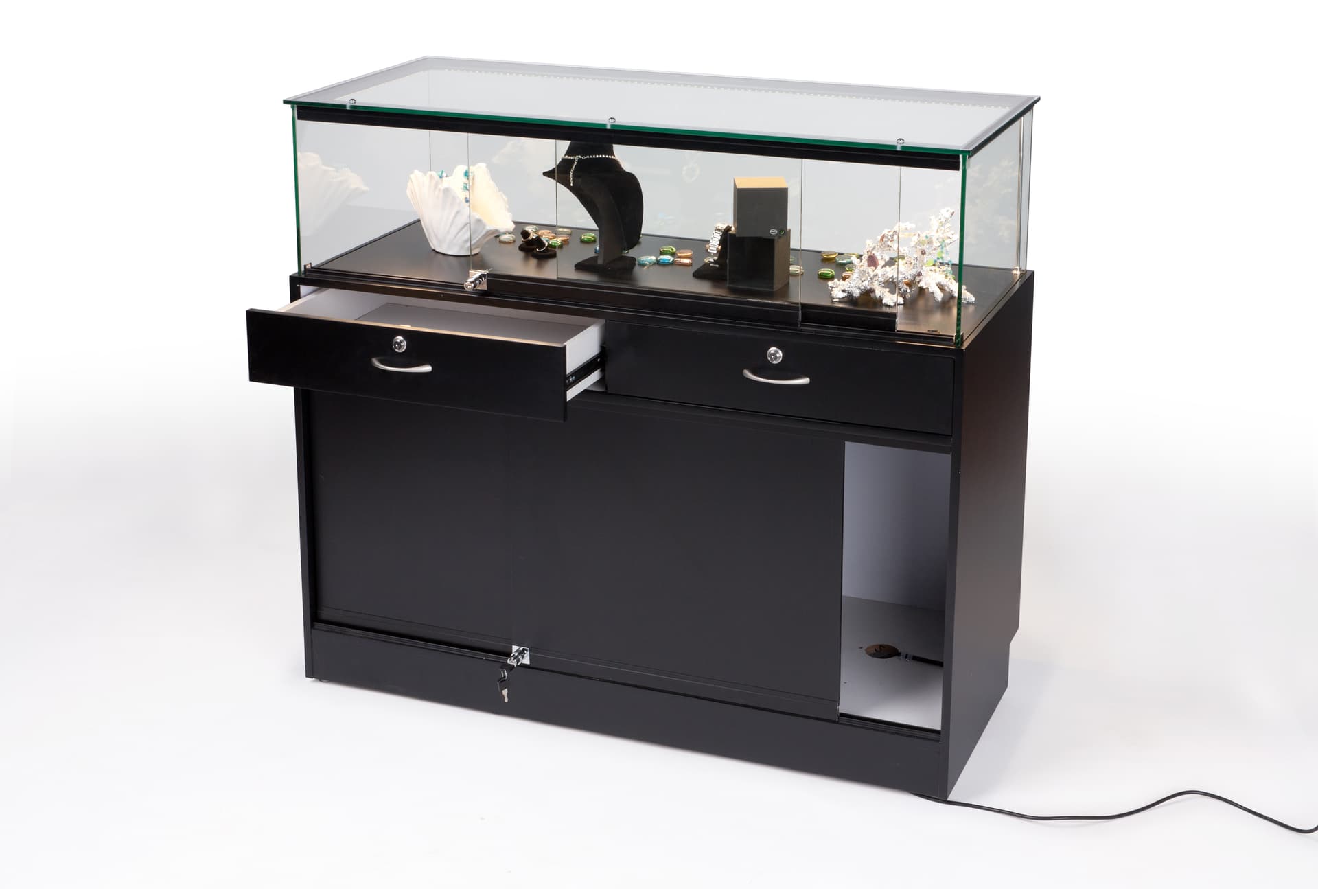 LED Lit Jewelry Counter - Quarter Vision | Displays2Go