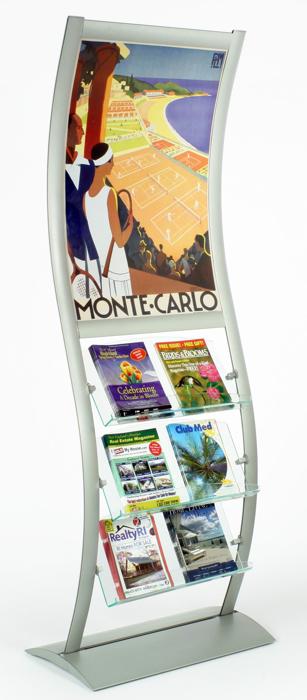 This indoor holder, magazine dispenser is rust-resistant! | Displays2Go