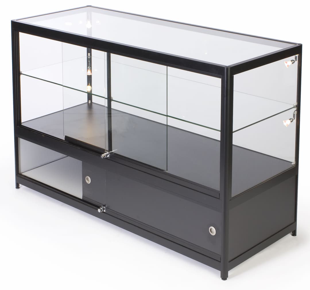 Cash Counter | With Half Vision & Storage Base | Displays2Go