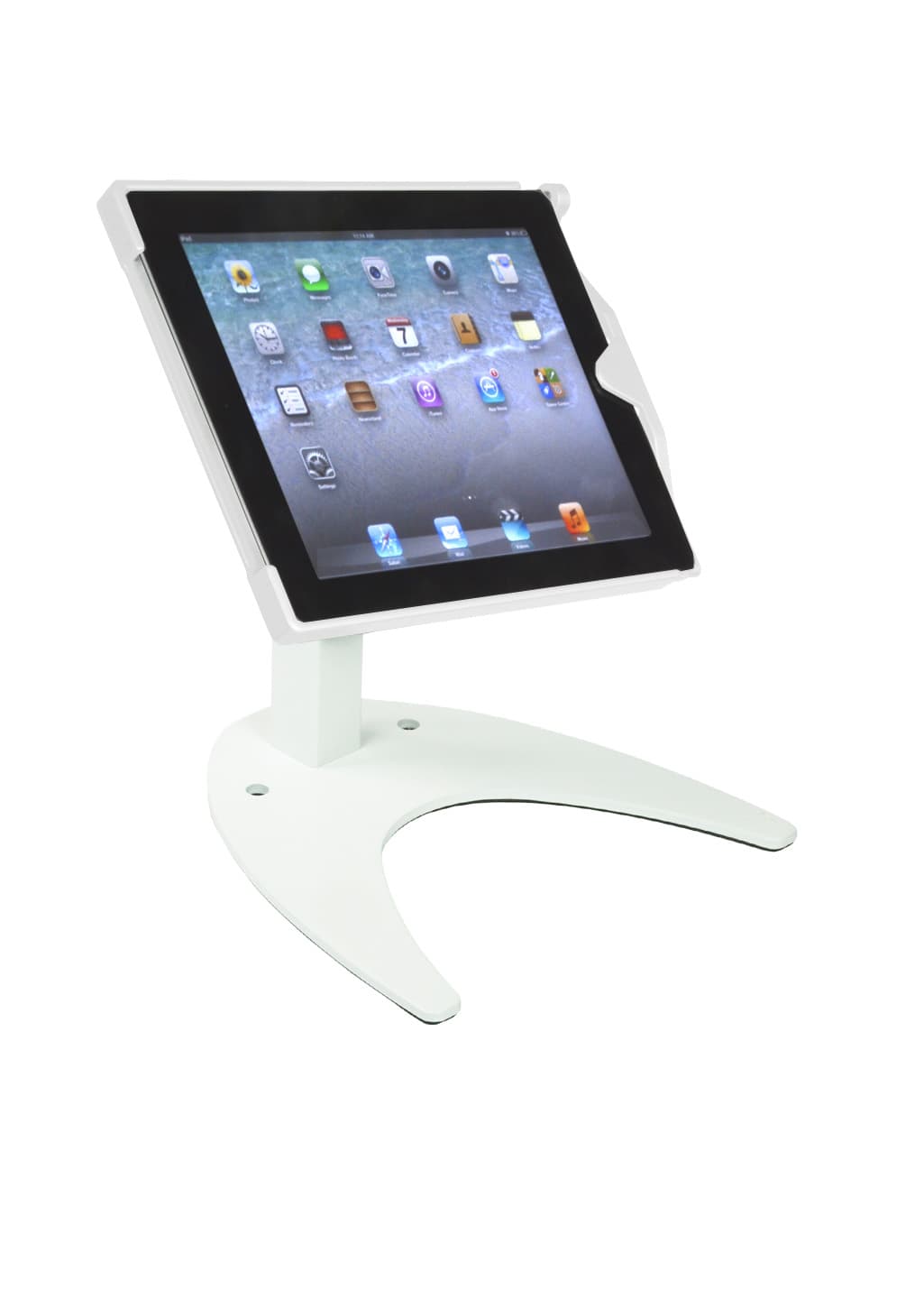 Countertop iPad Stand | Cover or Expose the Home Button | Displays2Go
