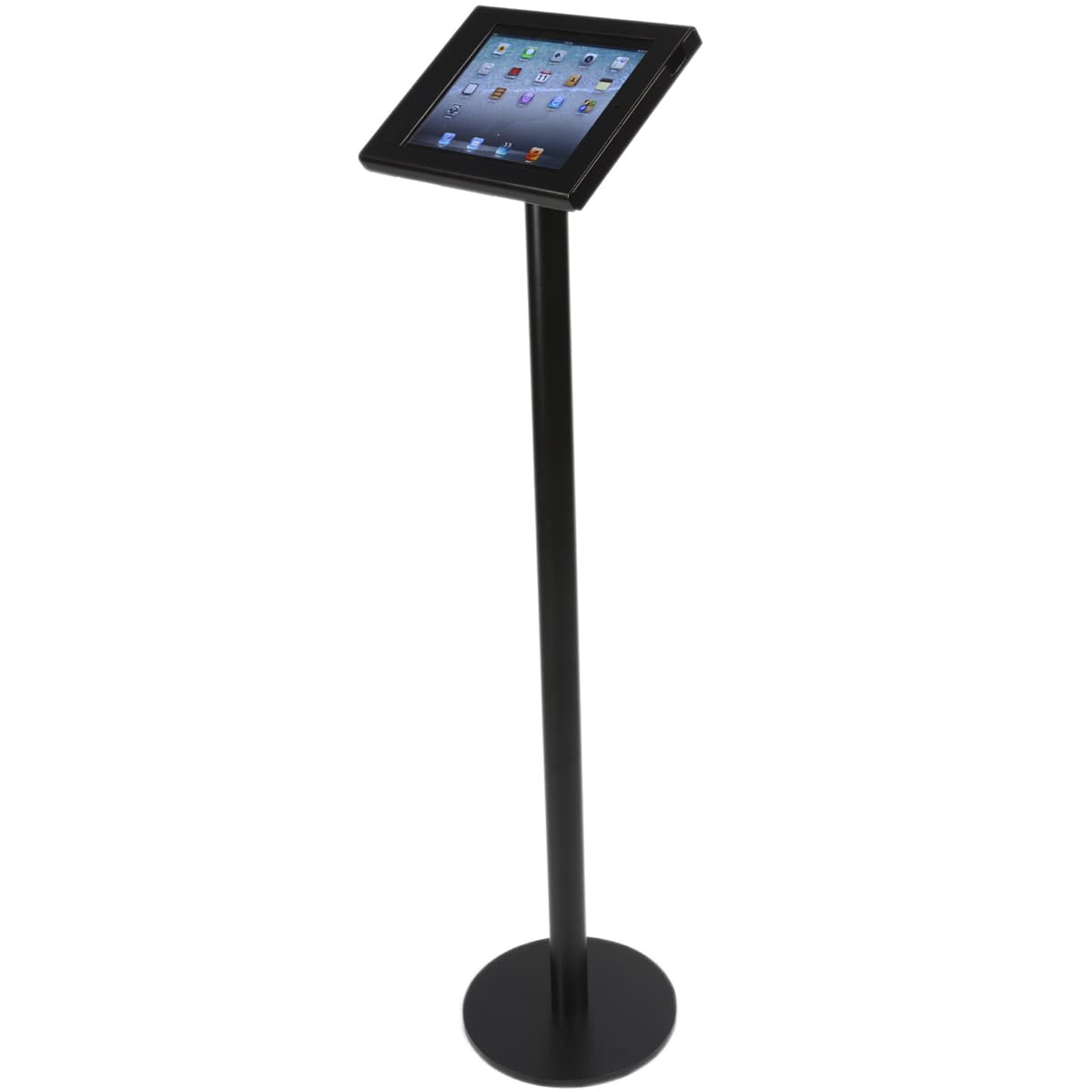 Tablet Kiosk | Black Portrait or Landscape Orientation | Displays2Go