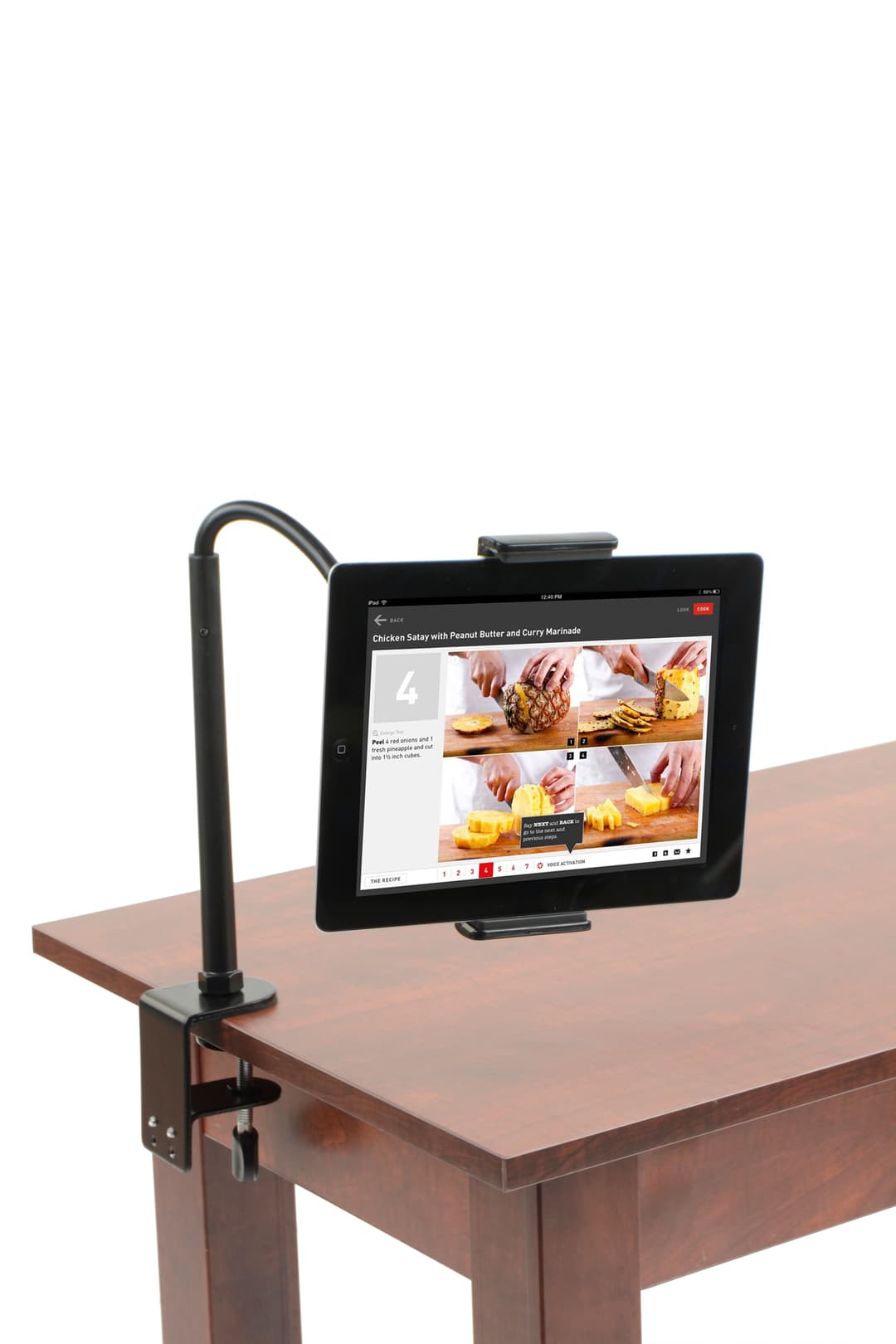 Tablet Clamp | Rotates 360° & Features Tilt | Displays2Go